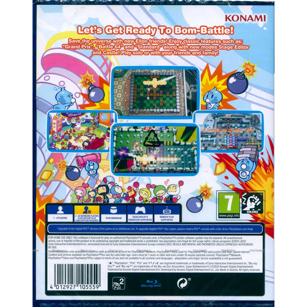 【一起玩】 PS4 超級轟炸超人 R 2 中文歐版 SUPER BOMBERMAN R2 炸彈超人2代 炸彈人 - 一起玩電玩數位館 | 購物橘子