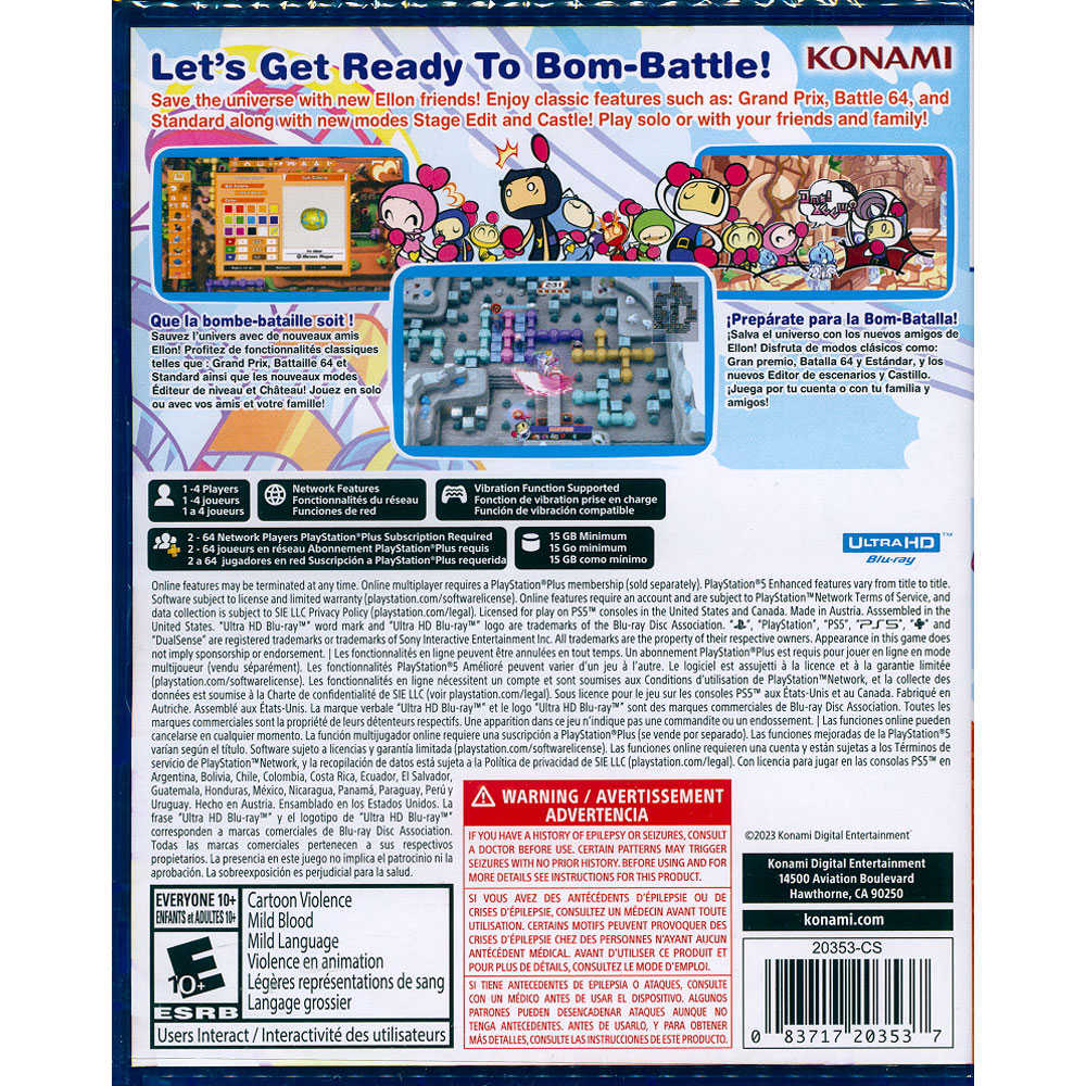 【一起玩】PS5 超級轟炸超人 R 2 中文版 SUPER BOMBERMAN R2 炸彈超人2代 炸彈人2 - 一起玩電玩數位館 | 購物橘子