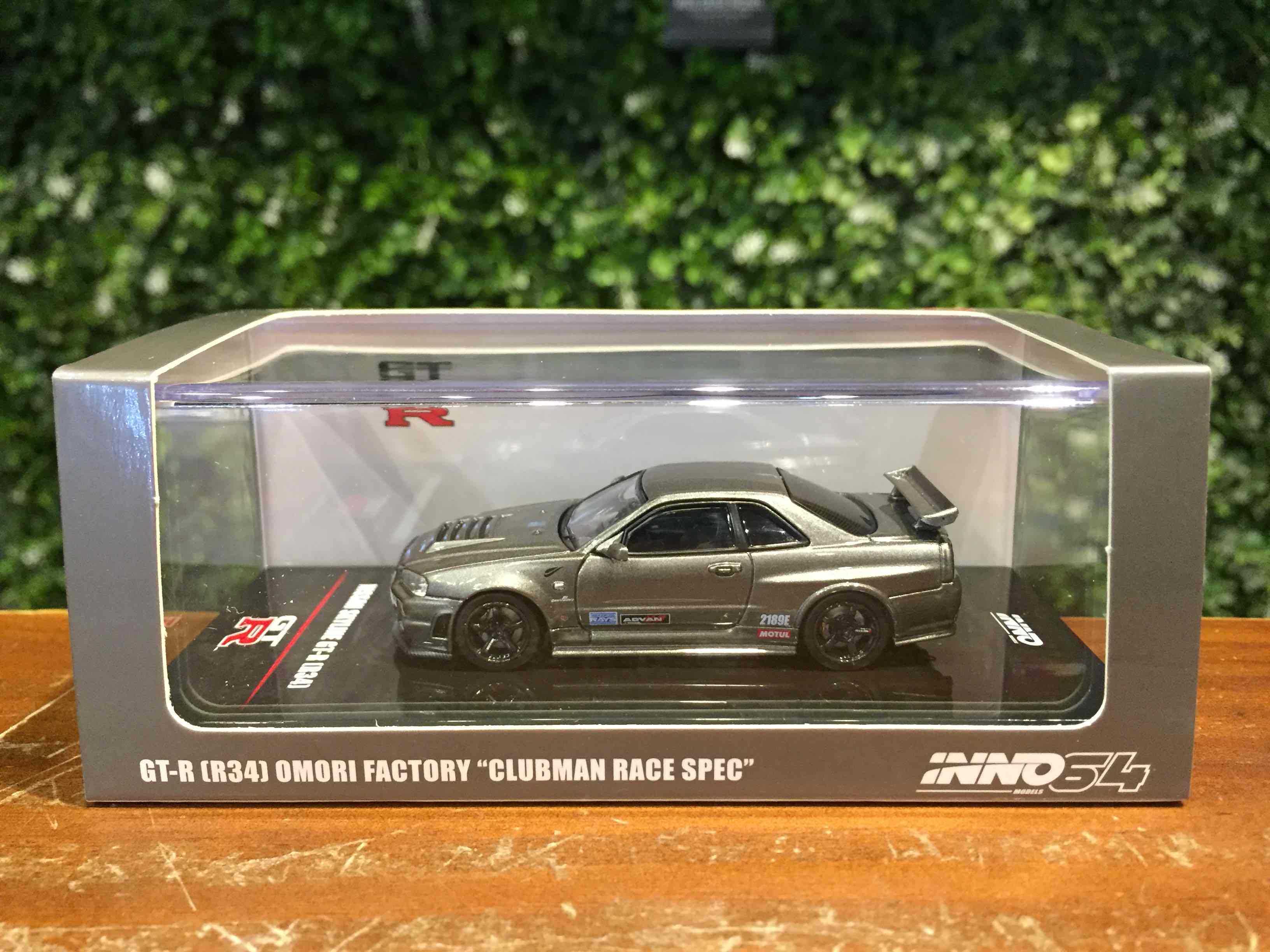 1/64 Inno Nissan Skyline GT-R (R34) Omori IN64R34OFCRS【MGM】 - Max Gear ...