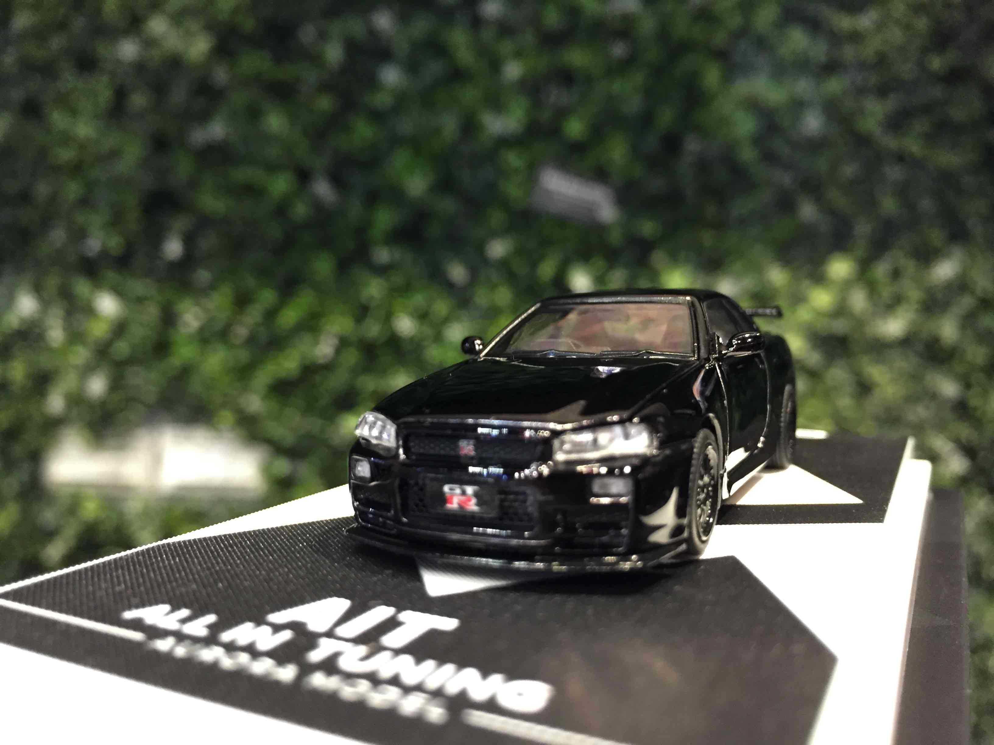 1/64 Aurora Nissan Skyline GTR (R34) Chrome BK AM646306【MGM】 - Max Gear ...