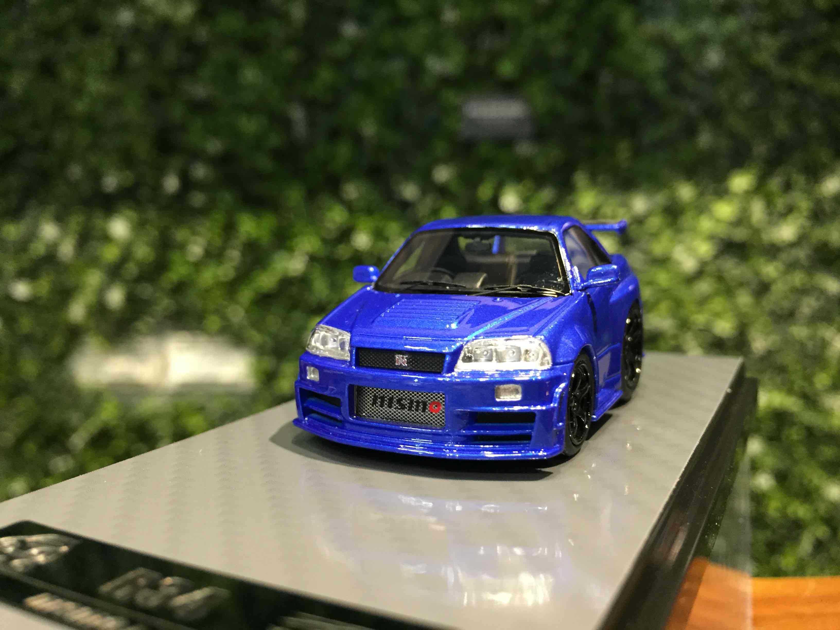 ERA-Q Nissan Skyline GT-R (R34) Nismo Z-tune Blue【MGM】 - Max Gear Model ...