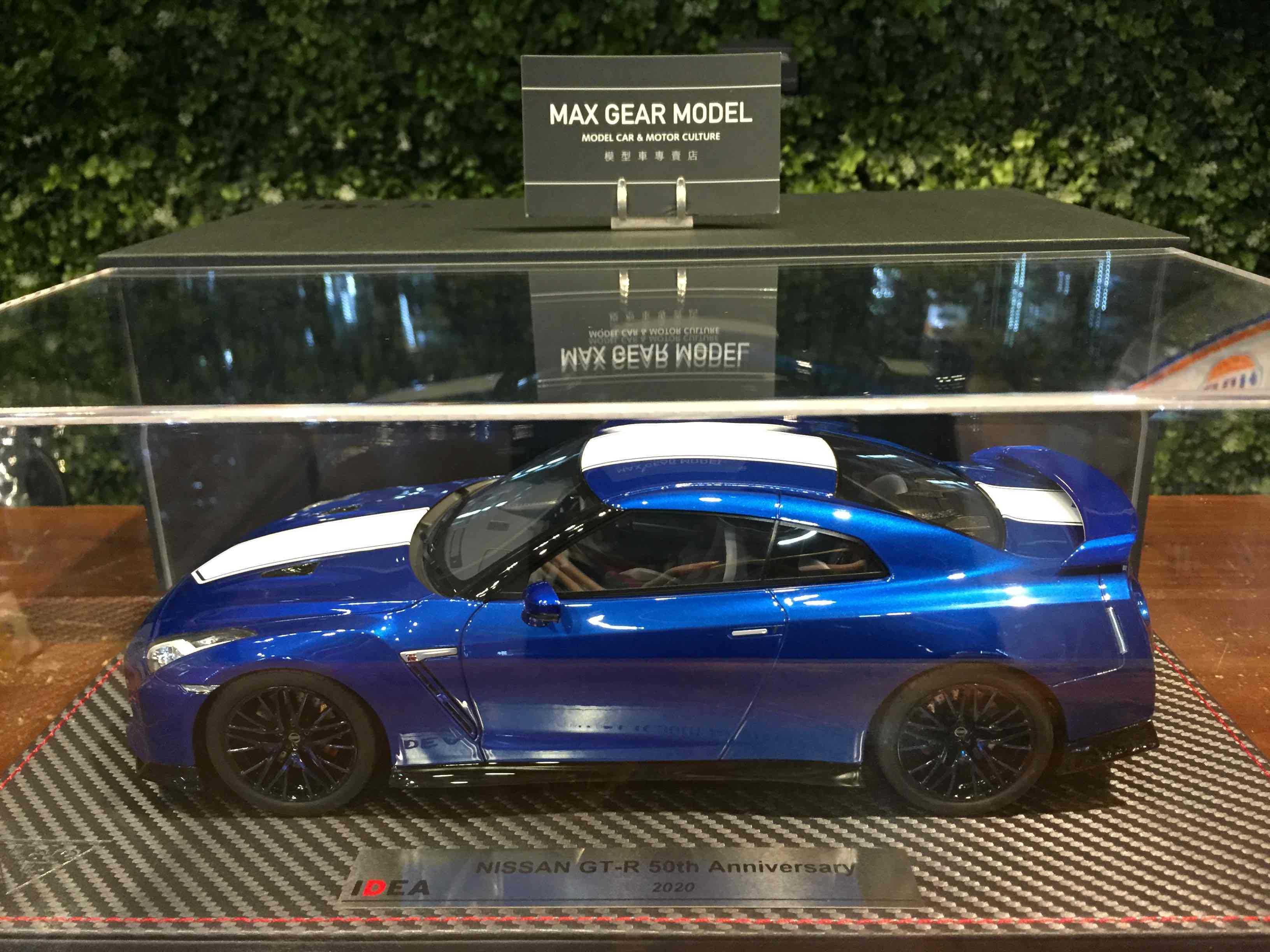1/18 MakeUp Nissan GT-R R35 50th Anni WanganBlue IM043A【MGM】 - Max Gear ...
