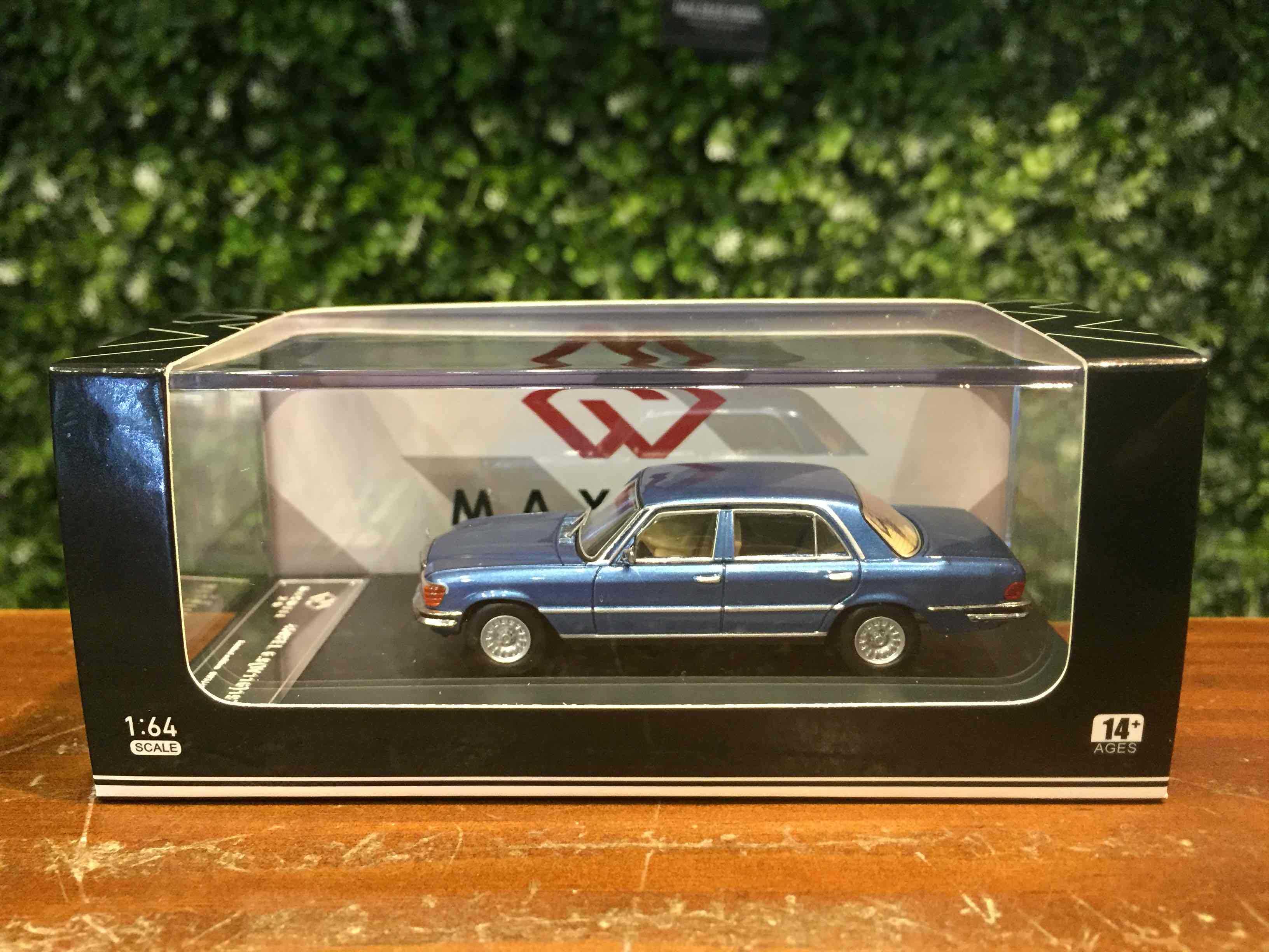 1/64 MaxWell Mercedes-Benz 450 SEL S-Class W116 Blue【MGM】 - Max Gear ...