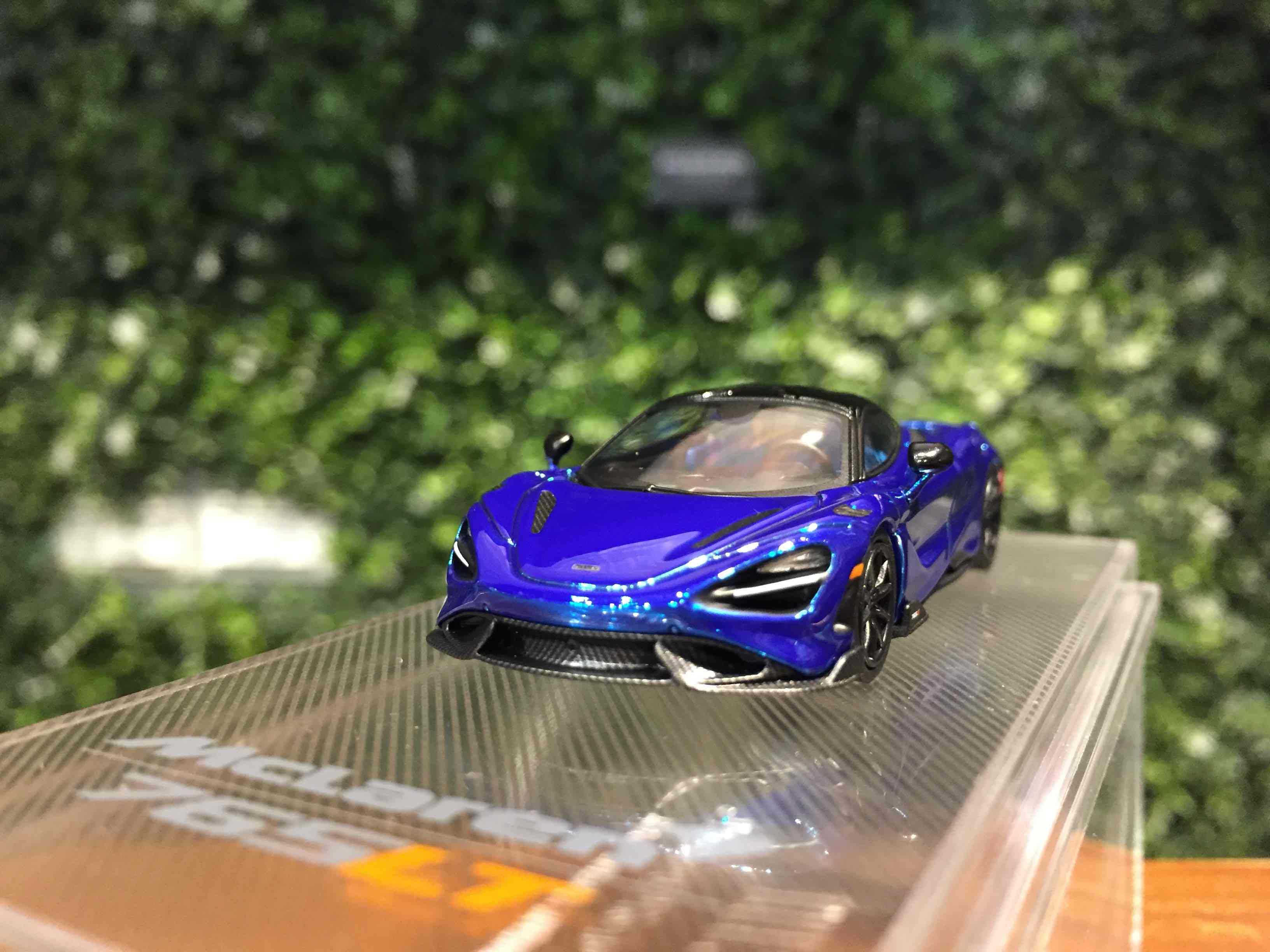 1/64 CM-Model McLaren 765LT Chrome Blue CM64765LT06【MGM】 - Max Gear ...
