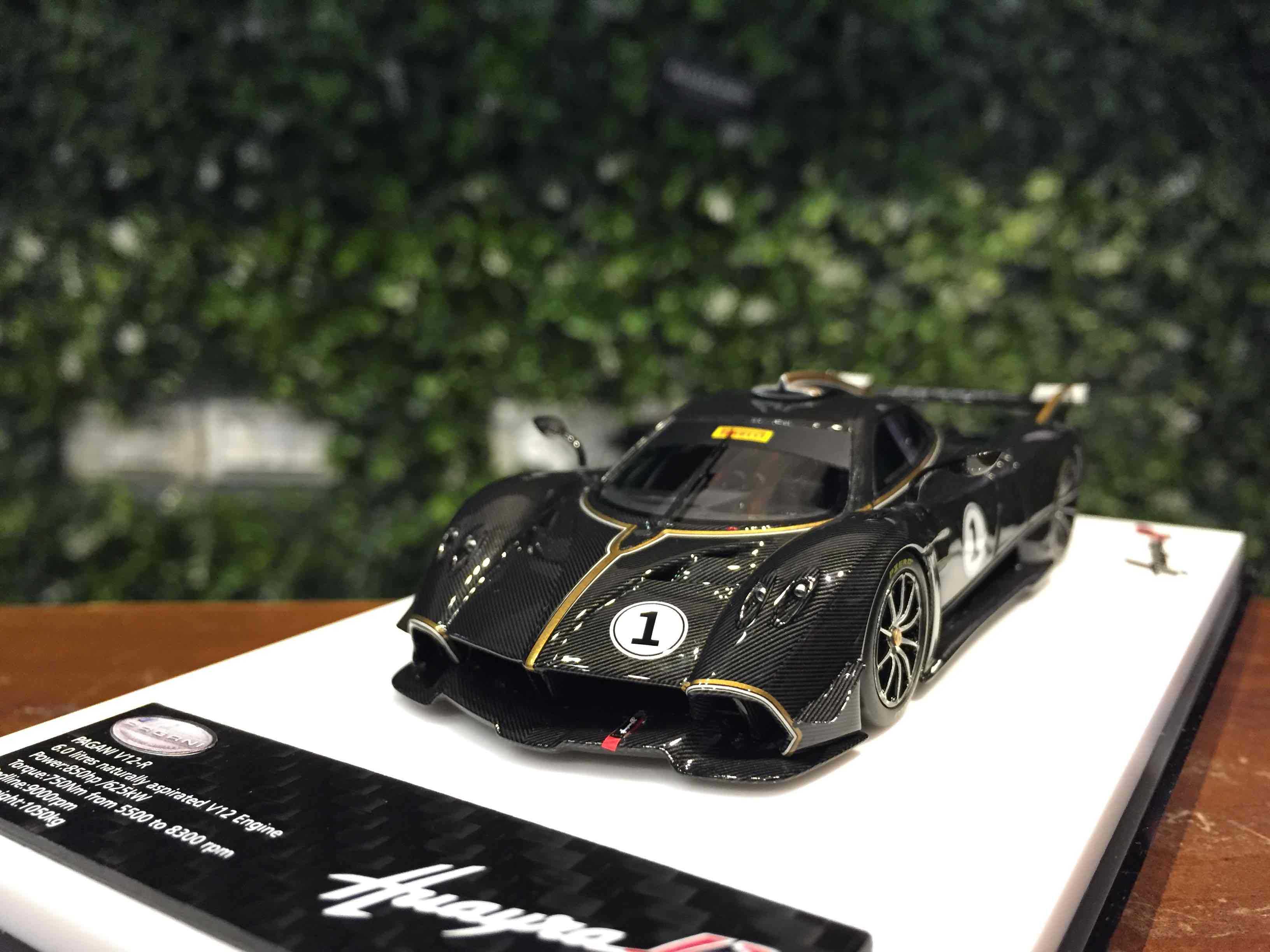 1/43 FigArt Pagani Huayra R 2021 Black Carbon LG430001A【MGM】 - Max Gear ...