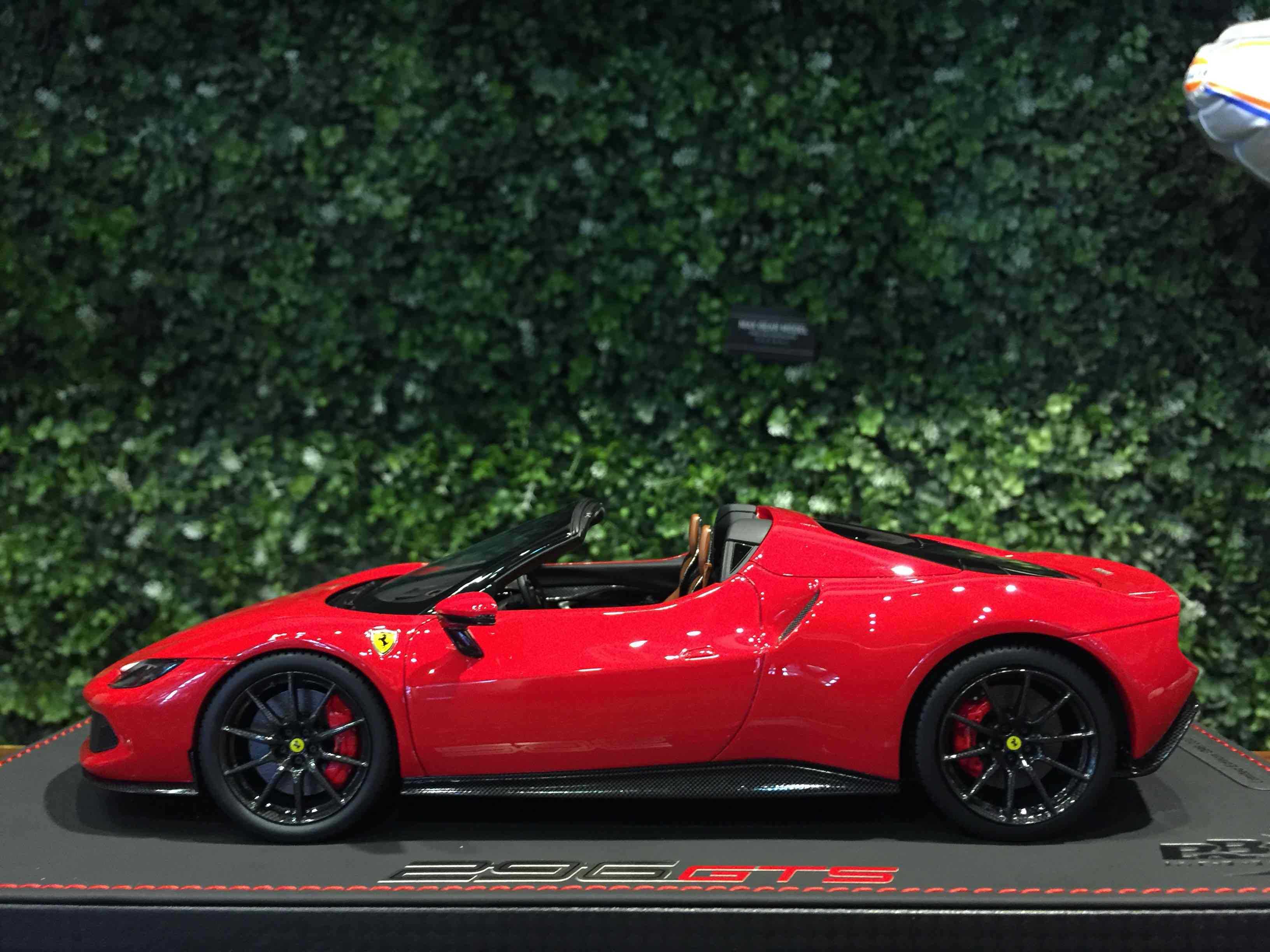 1/18 BBR Ferrari 296 GTS Rosso Corsa 322 P18215D1【MGM】 - Max Gear Model ...