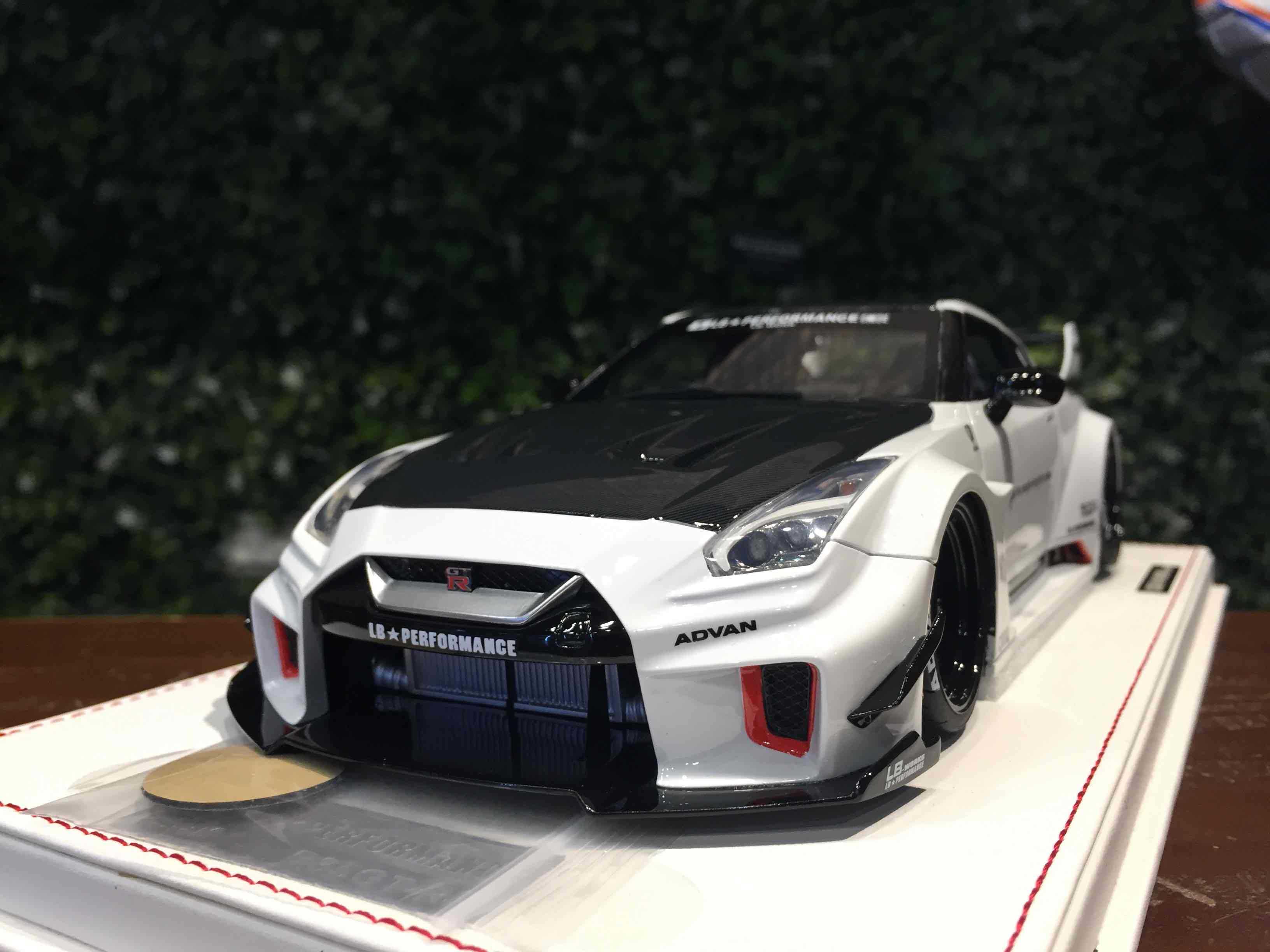 1/18 Onemodel LBWK Nissan GT-R (R35) Pearl White【MGM】 - Max Gear Model ...
