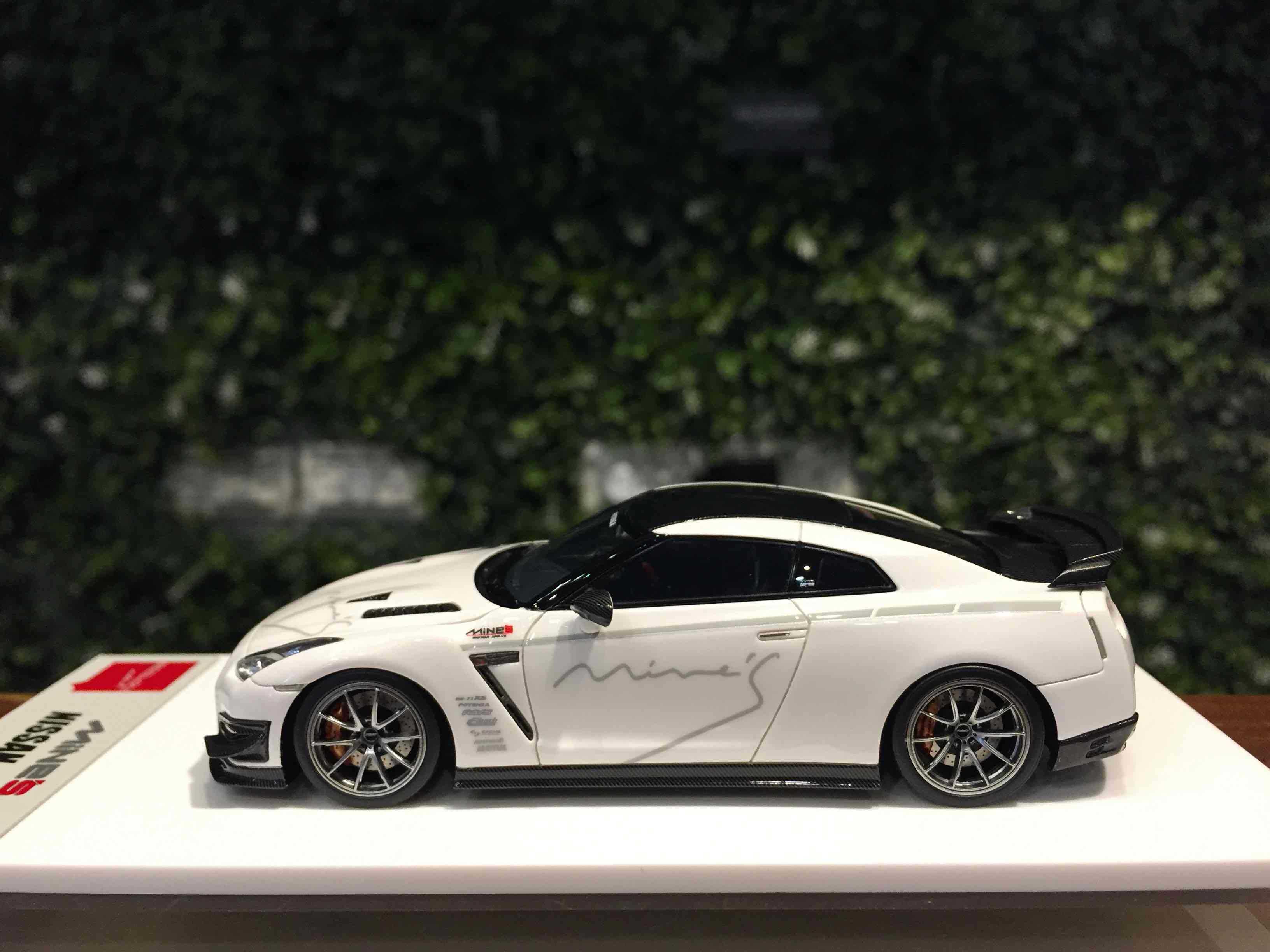 1/43 MakeUp Mine's GT-R (R35) 2021 Pearl White EM643【MGM】 - Max Gear ...