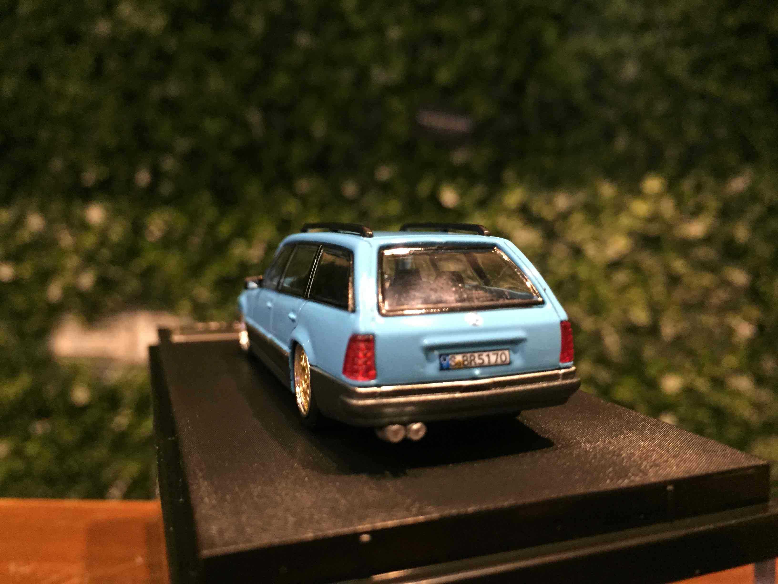 1/64 Mortal Mercedes-Benz E-Class (S124) Wagon Blue【MGM】 - Max Gear ...