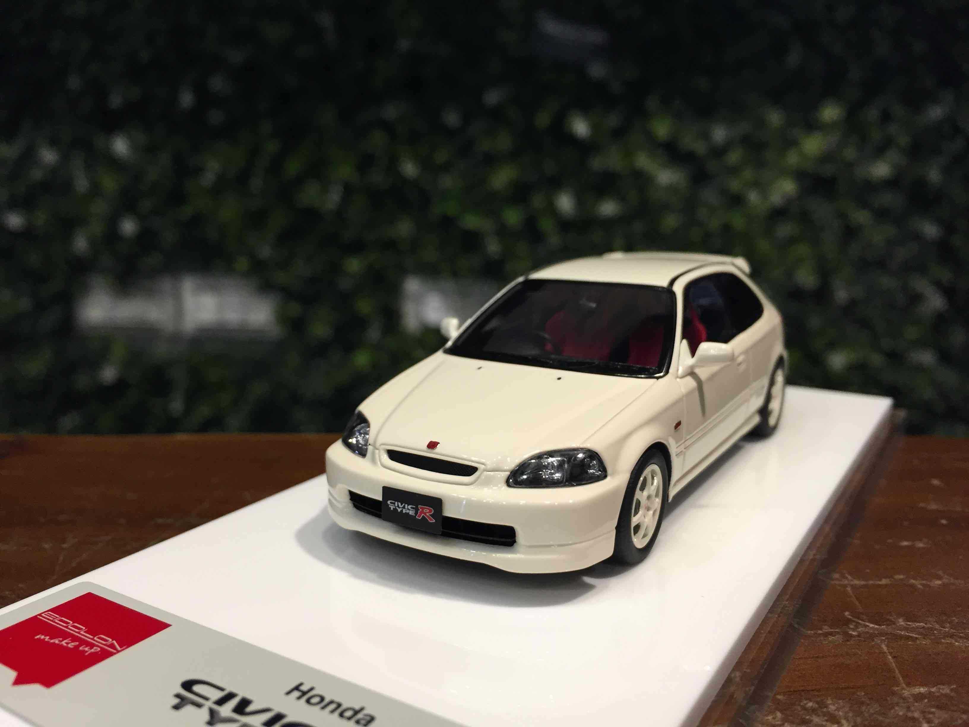 1/43 MakeUp Honda Civic Type R (EK9) 1997 White EM480A【MGM】 - Max Gear ...