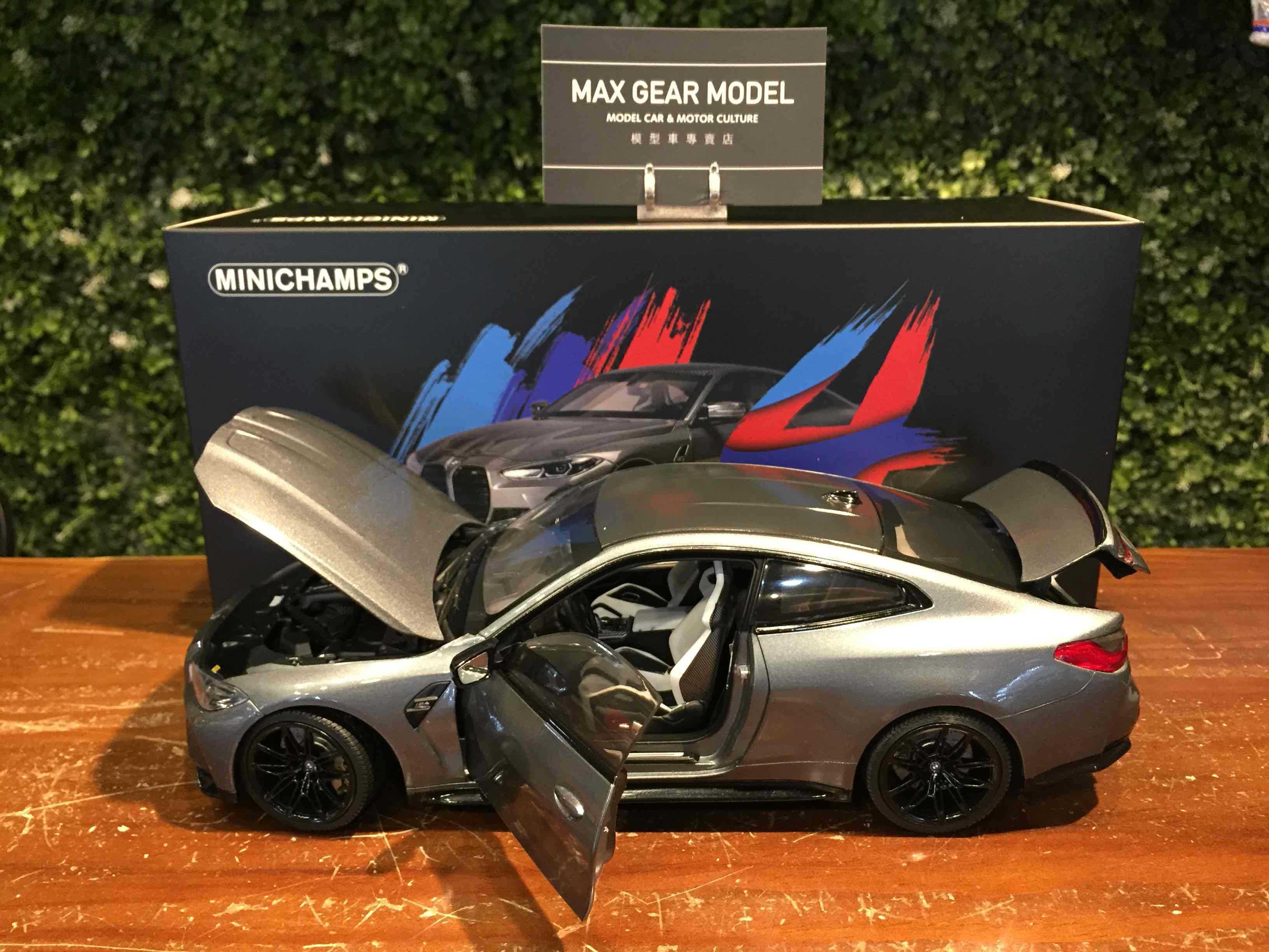 1/18 Minichamps BMW M4 (G82) 2020 Grey MET 113020124【MGM】 - Max Gear ...