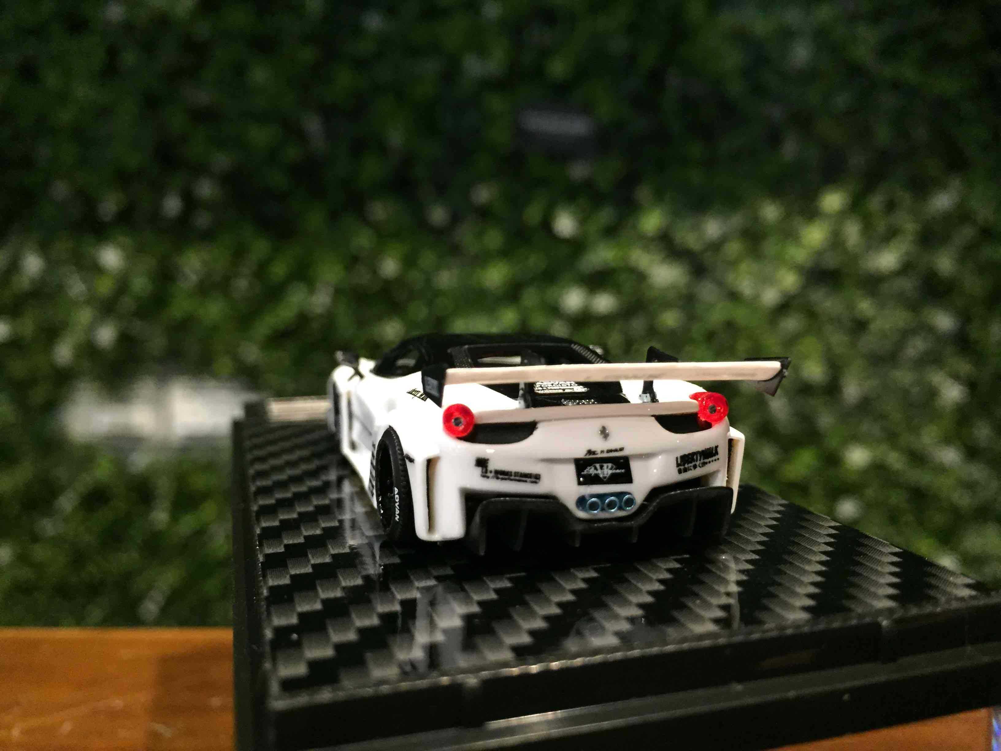 1/64 Qidian LBWK Ferrari 458 GT White【MGM】 - Max Gear Model 模型店 | 購物橘子