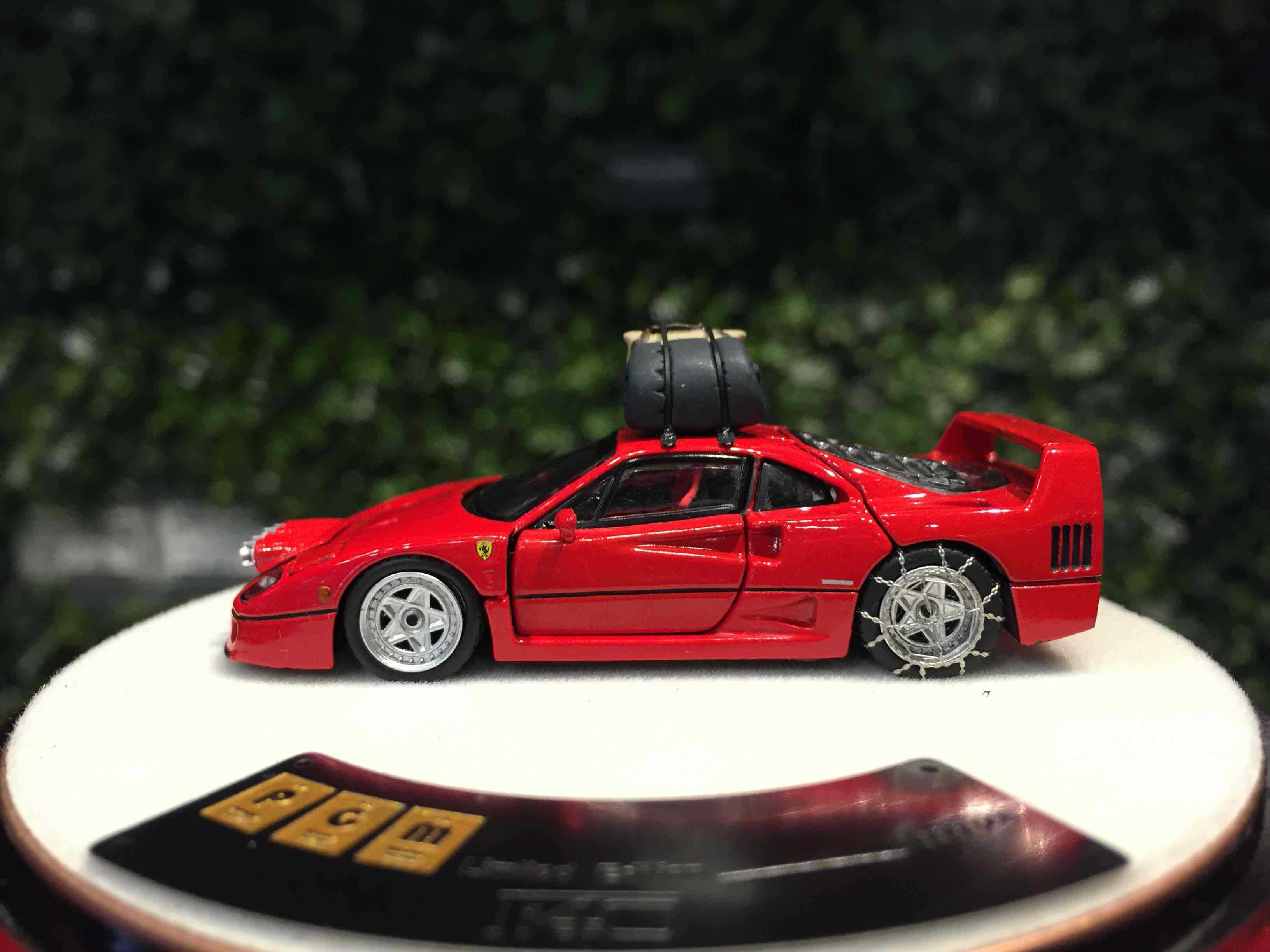 1/64 PGM Ferrari F40 1987 Snow Drifting PGM640902 圓盒【MGM】 - Max Gear ...