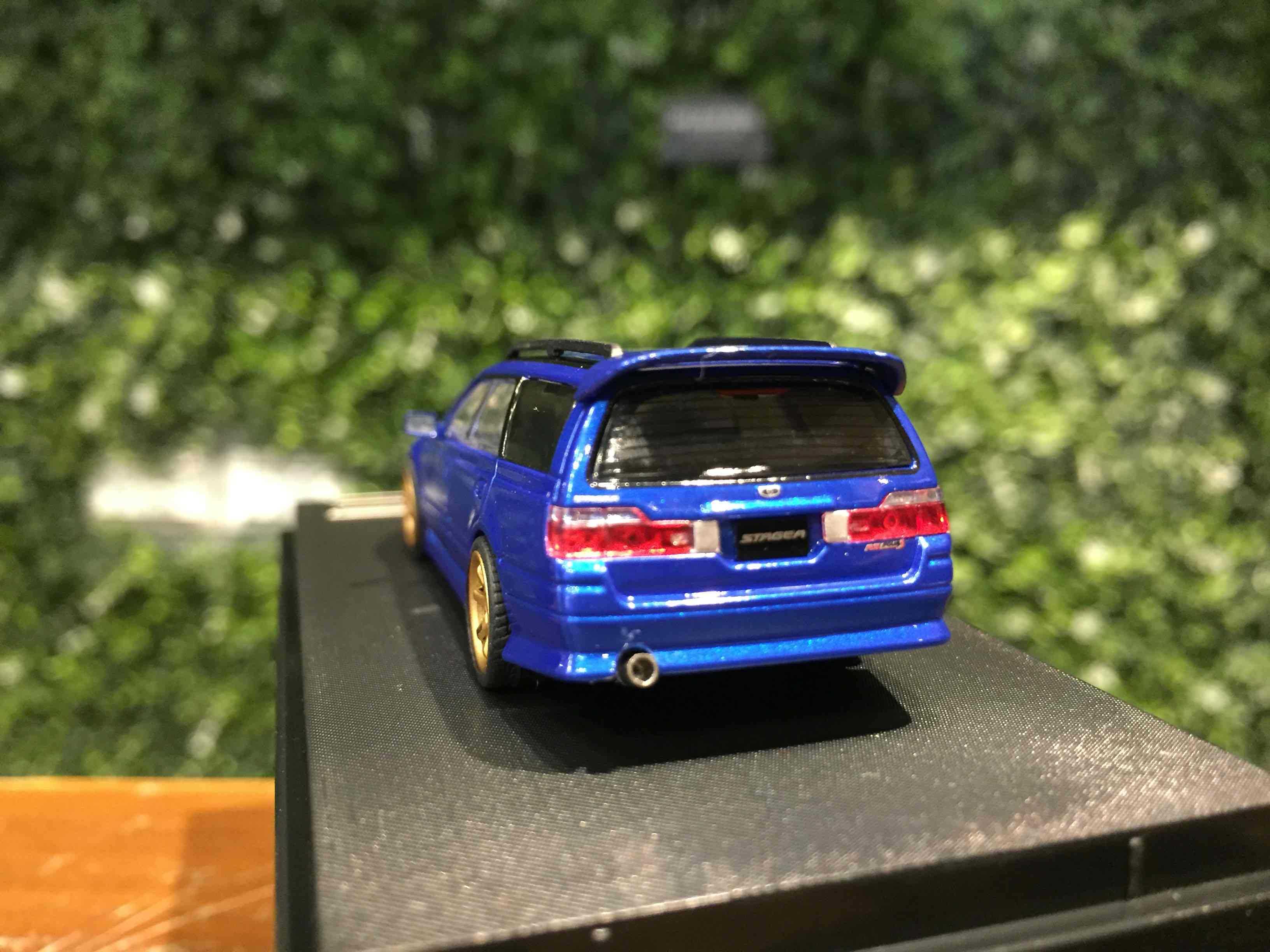 1/64 Zoom Nissan Stagea GTR R34 with Opened Bonnet Blue【MGM】 - Max Gear ...