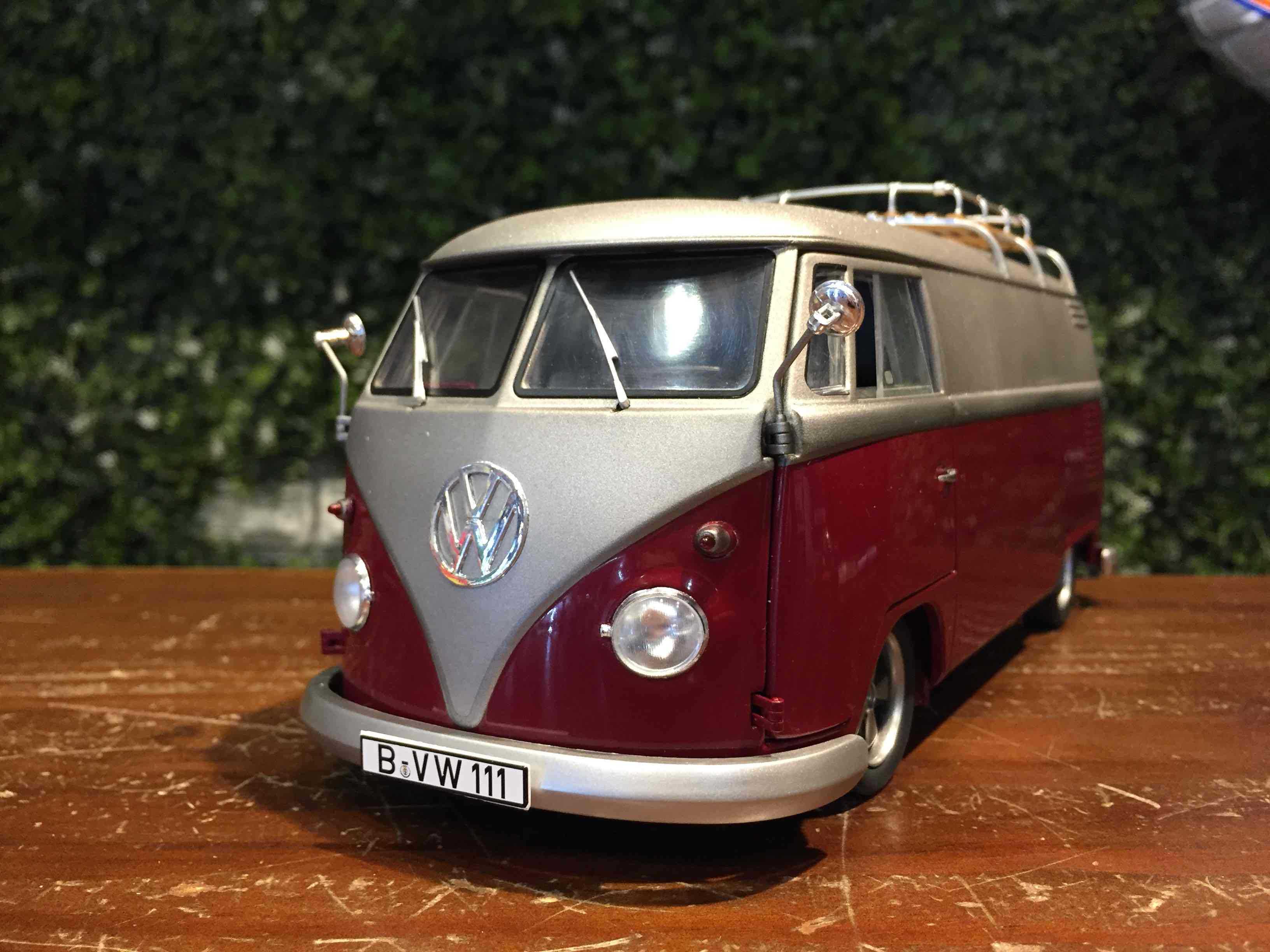1/18 Schuco Volkswagen VW T1 Lowrider RedGrey 450045600【MGM】 - Max Gear Model 模型店 | 購物橘子