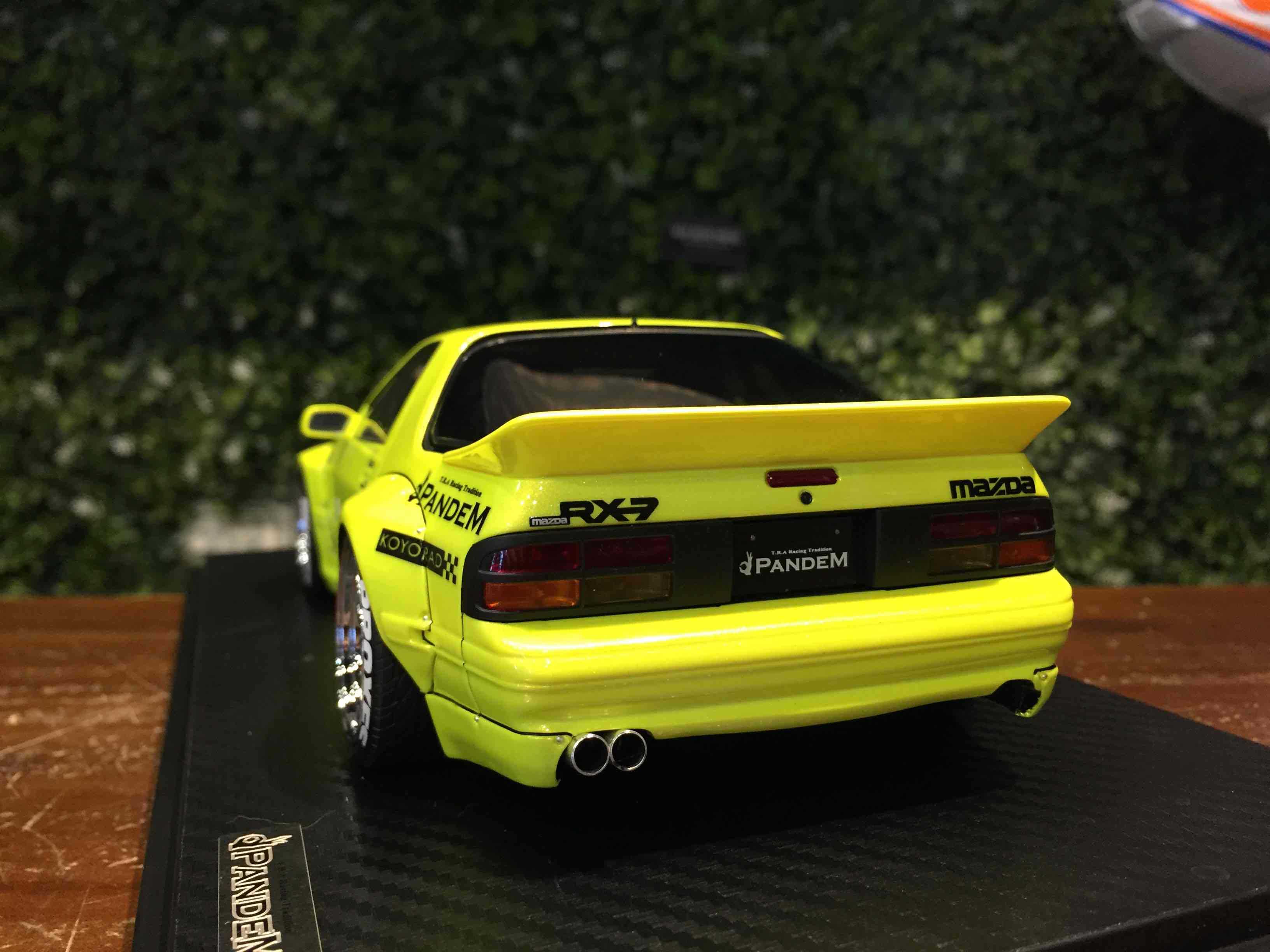 1/18 Ignition PANDEM Mazda RX-7 (FC3S) Yellow IG2912【MGM】 - Max Gear ...