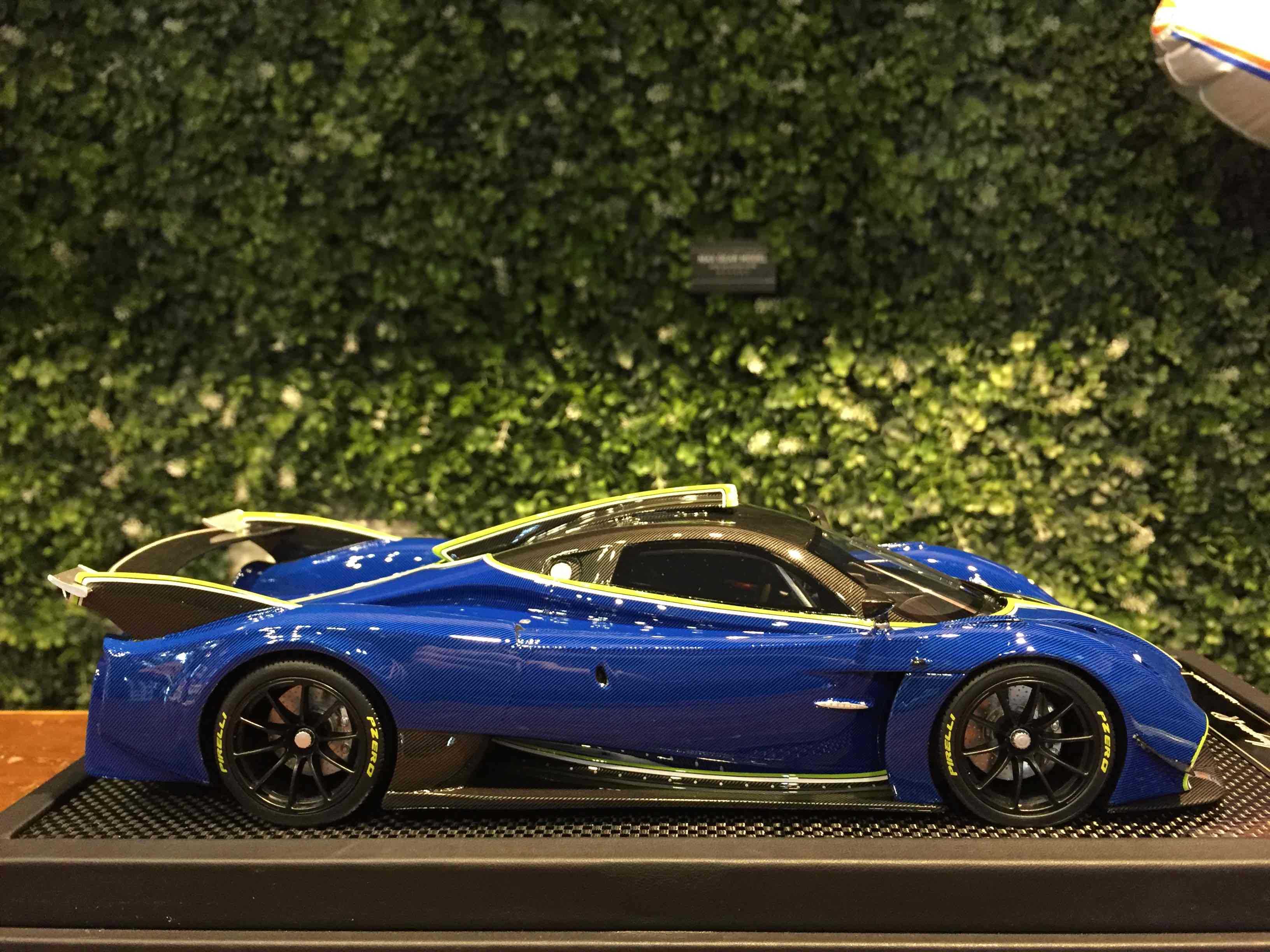 1/18 VIP Model Pagani Huayra R Blue Carbon VIP18033B【MGM】 - Max Gear ...