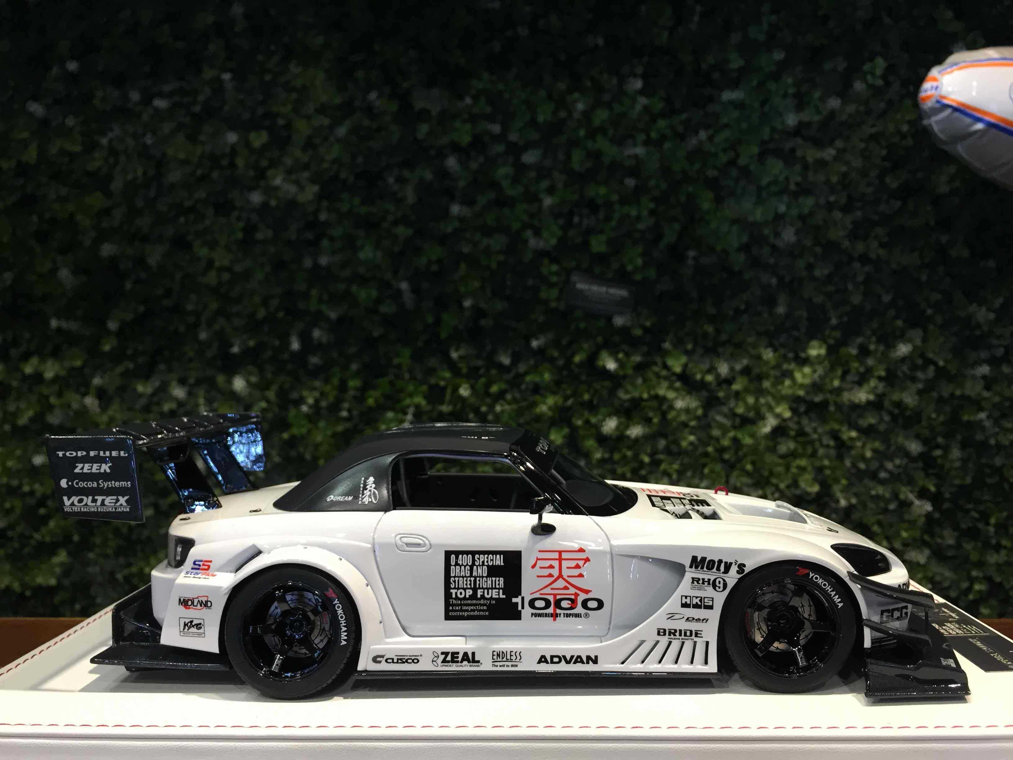 1/18 Onemodel Honda S2000 Zero White【MGM】 - Max Gear Model 模型店 | 購物橘子