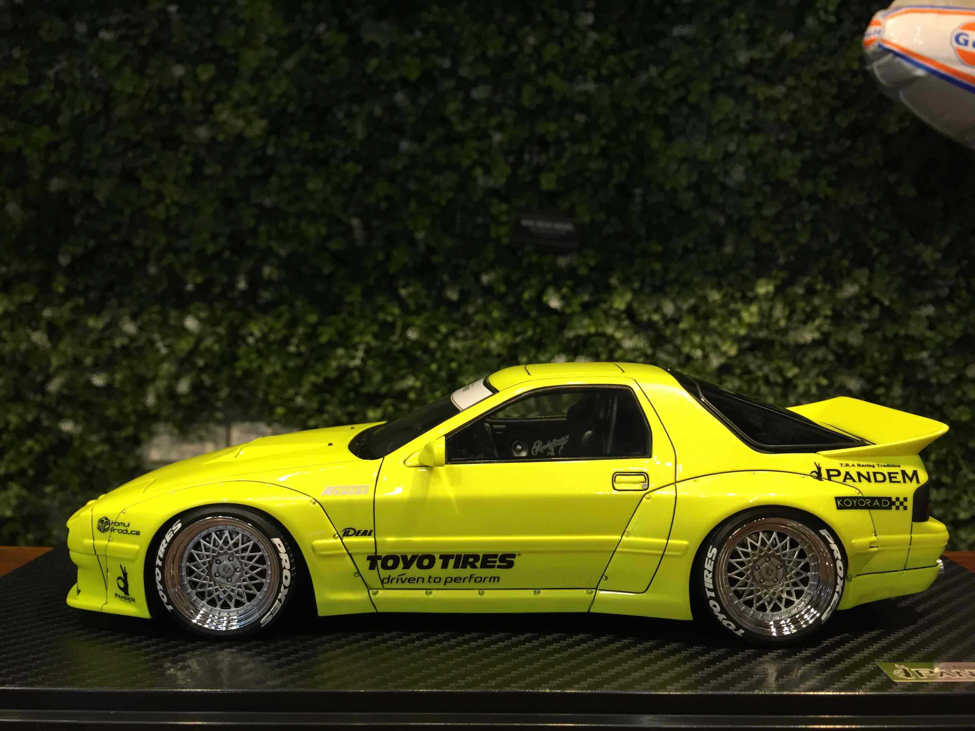1/18 Ignition PANDEM Mazda RX-7 (FC3S) Yellow IG2912【MGM】 - Max Gear ...