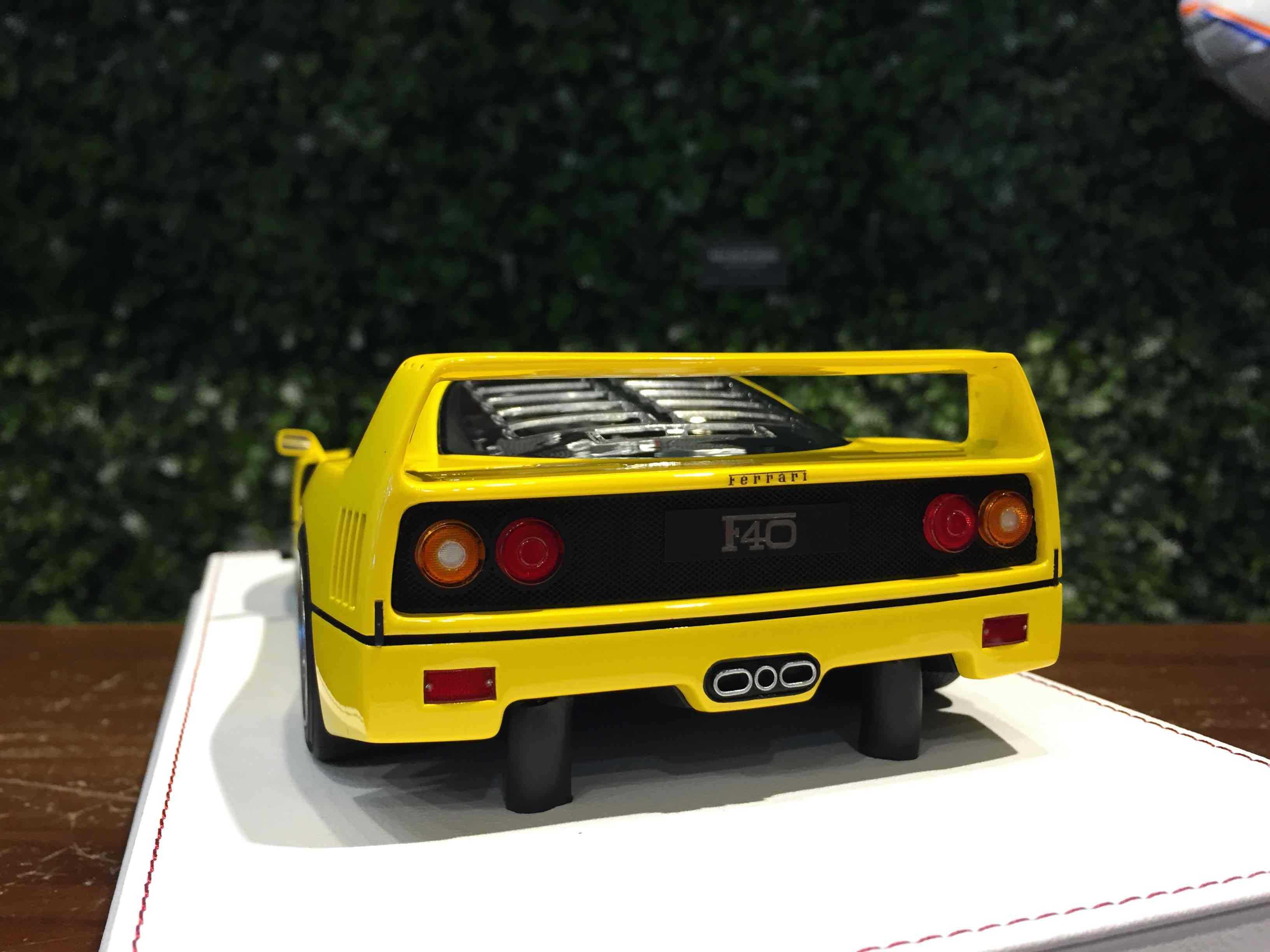 1/18 GL Model Ferrari F40 1987 Giallo Modena【MGM】 - Max Gear Model 模型店 ...
