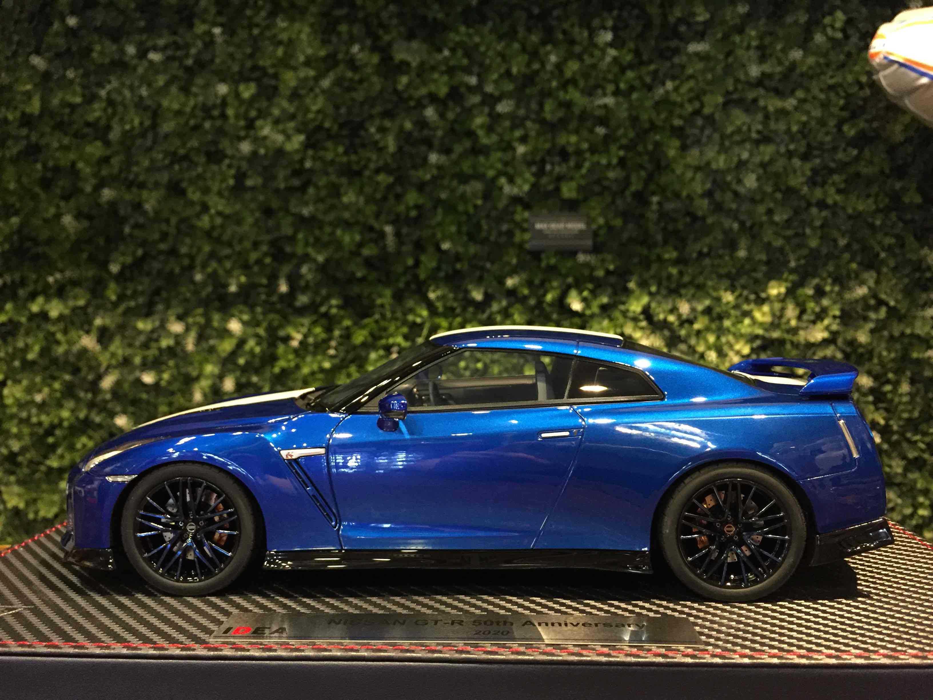 1/18 MakeUp Nissan GT-R R35 50th Anni WanganBlue IM043A【MGM】 - Max Gear ...