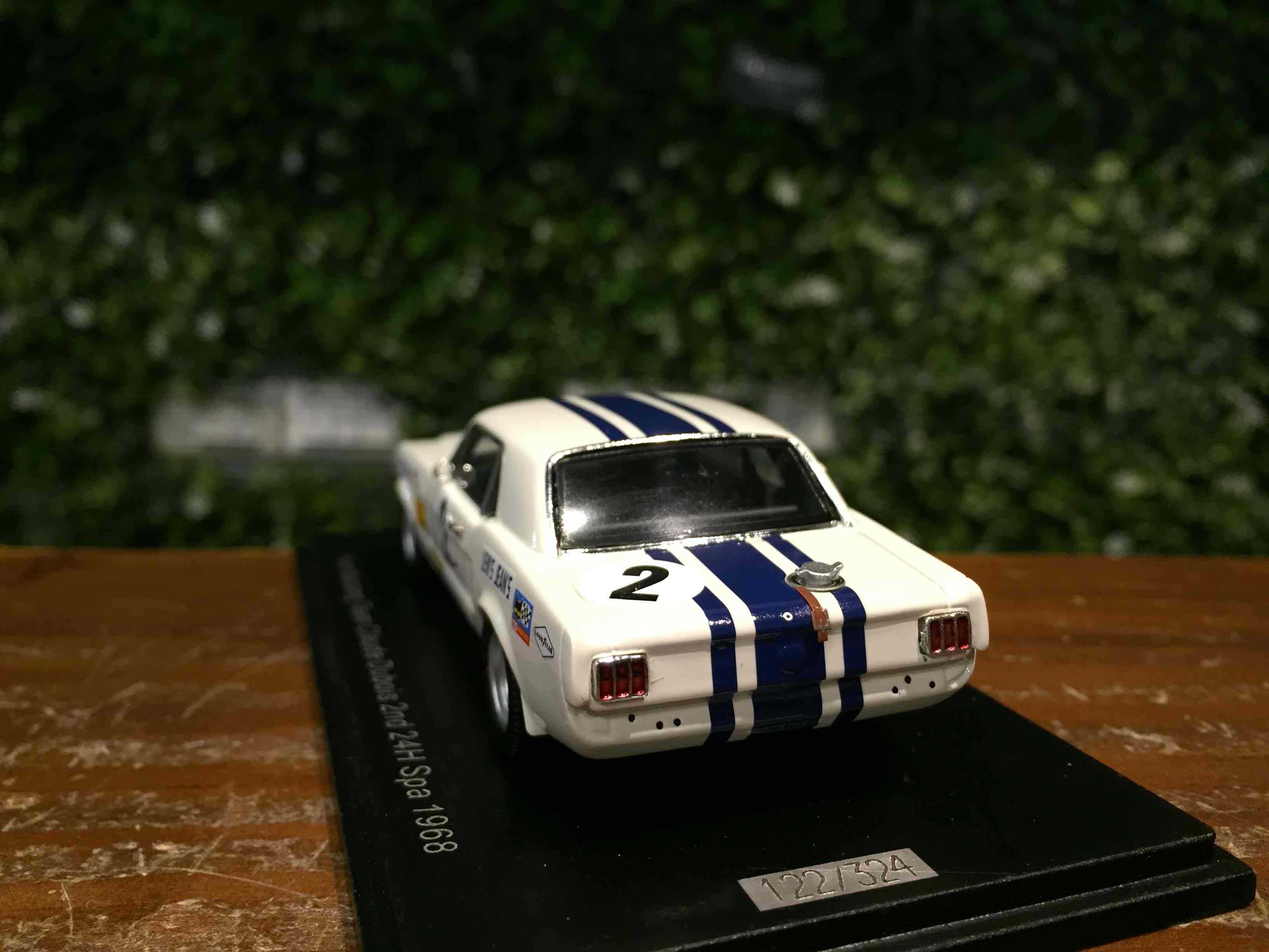 1/43 Spark Ford Mustang Team Claude 2nd 1968 100SPA03【MGM】 - Max Gear ...