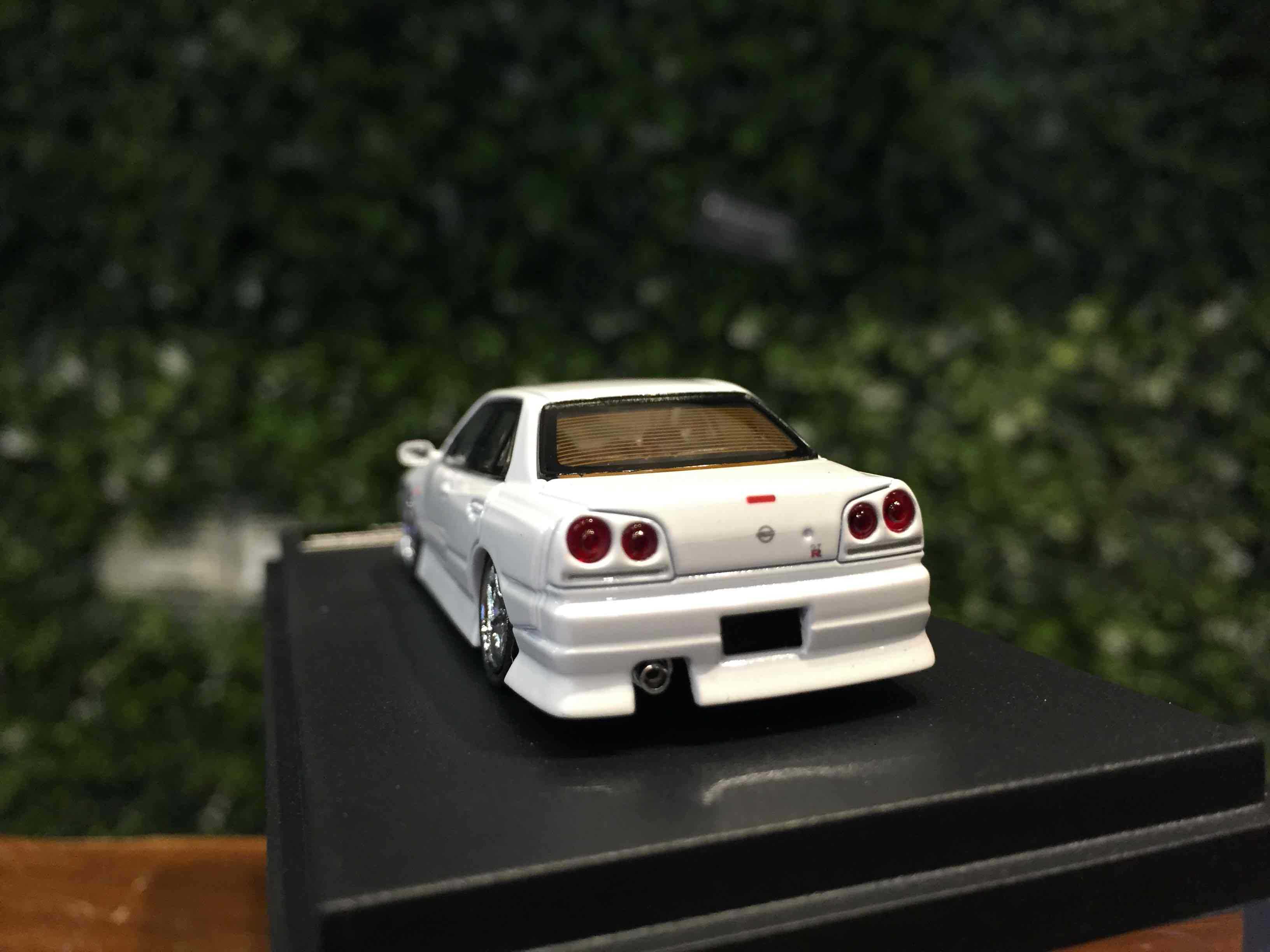 1/64 Mortal Nissan Skyline GT-R (R34) Uras Pearl White【MGM】 - Max Gear ...