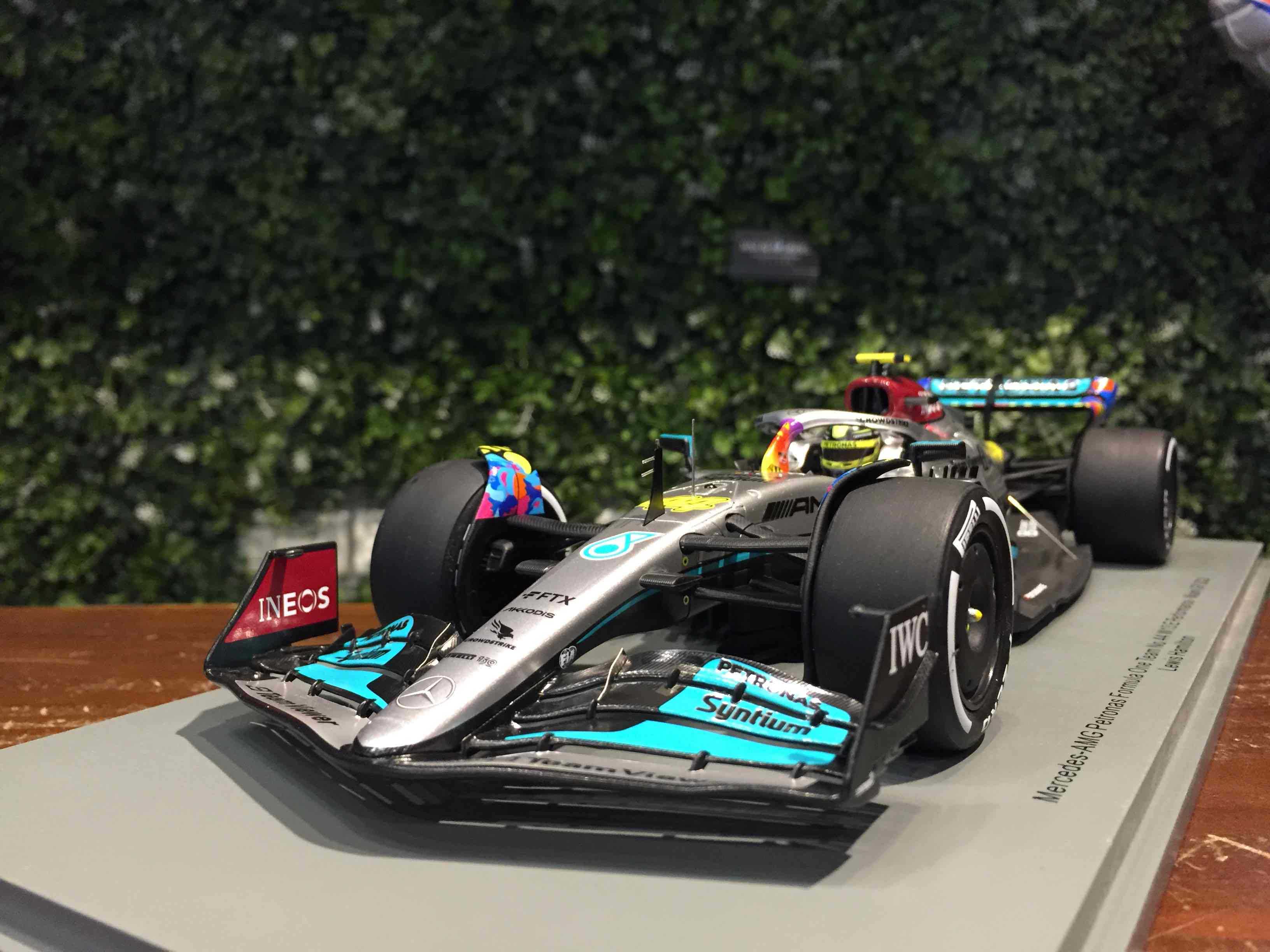 1/18 Spark Mercedes-AMG W13 Lewis Hamilton Miami 18S765【MGM】 - Max Gear ...