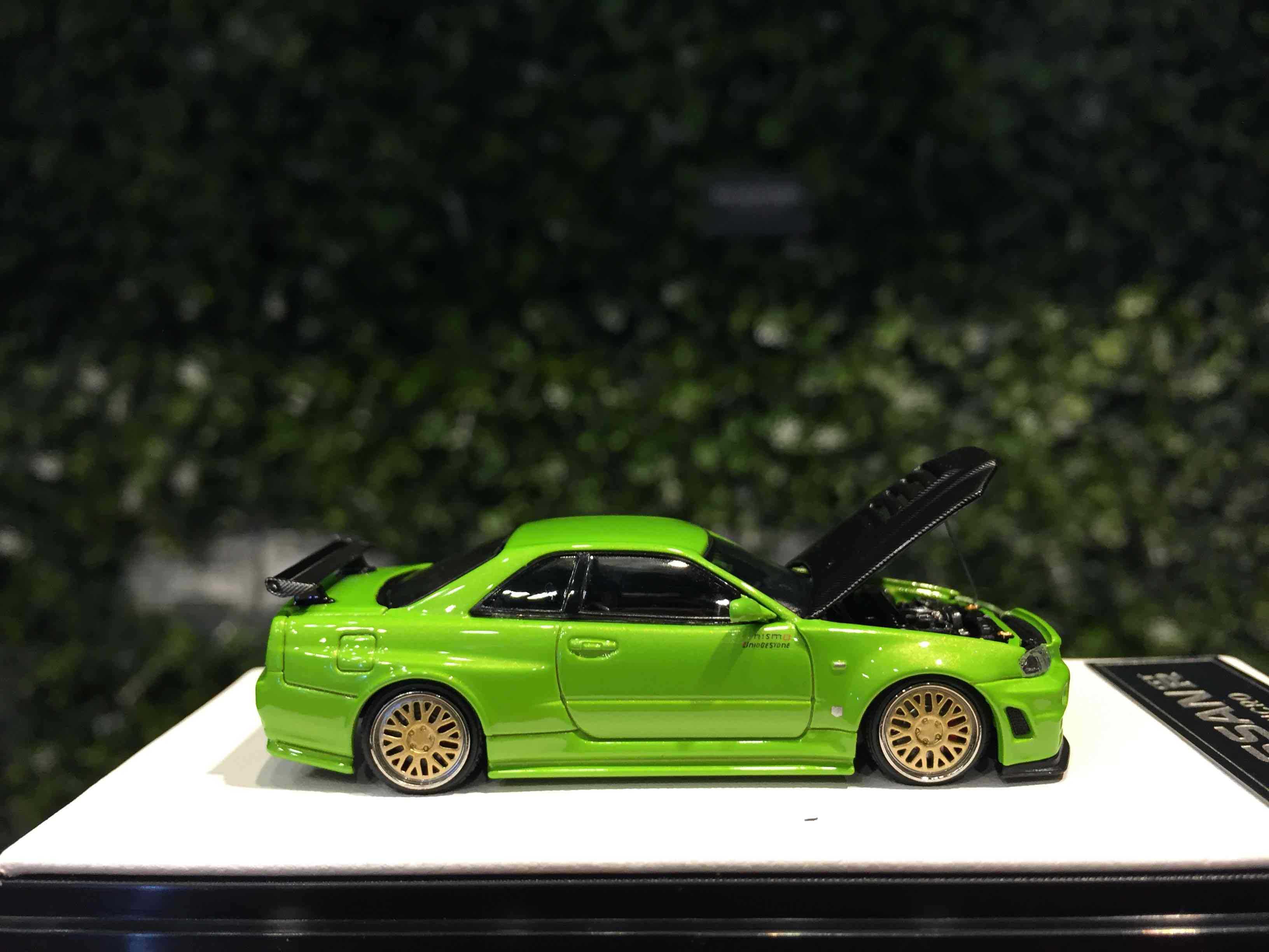 1/64 TimeModel Nissan Skyline GT-R (R34) Green TM643412【MGM】 - Max Gear ...