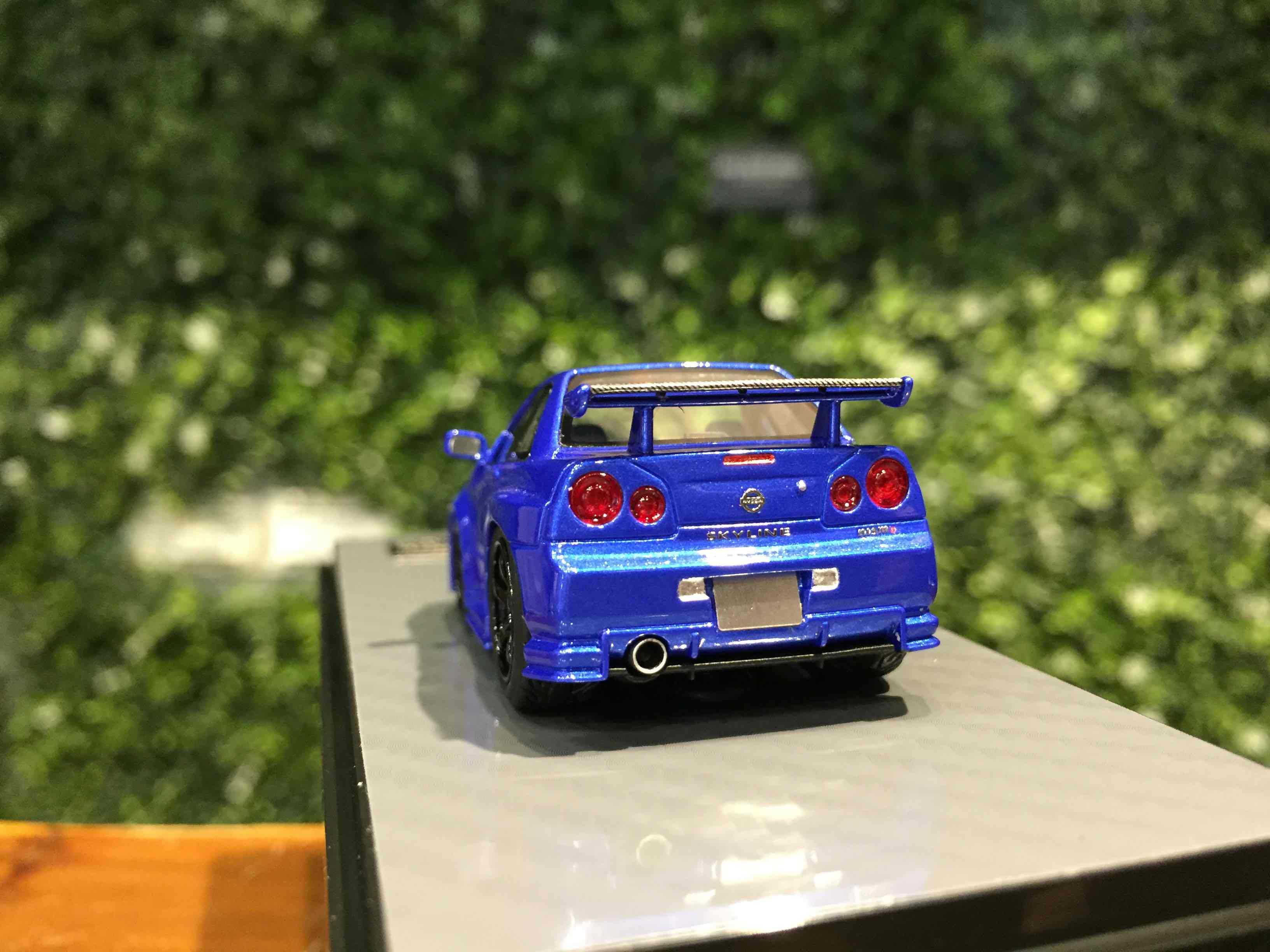 ERA-Q Nissan Skyline GT-R (R34) Nismo Z-tune Blue【MGM】 - Max Gear Model ...