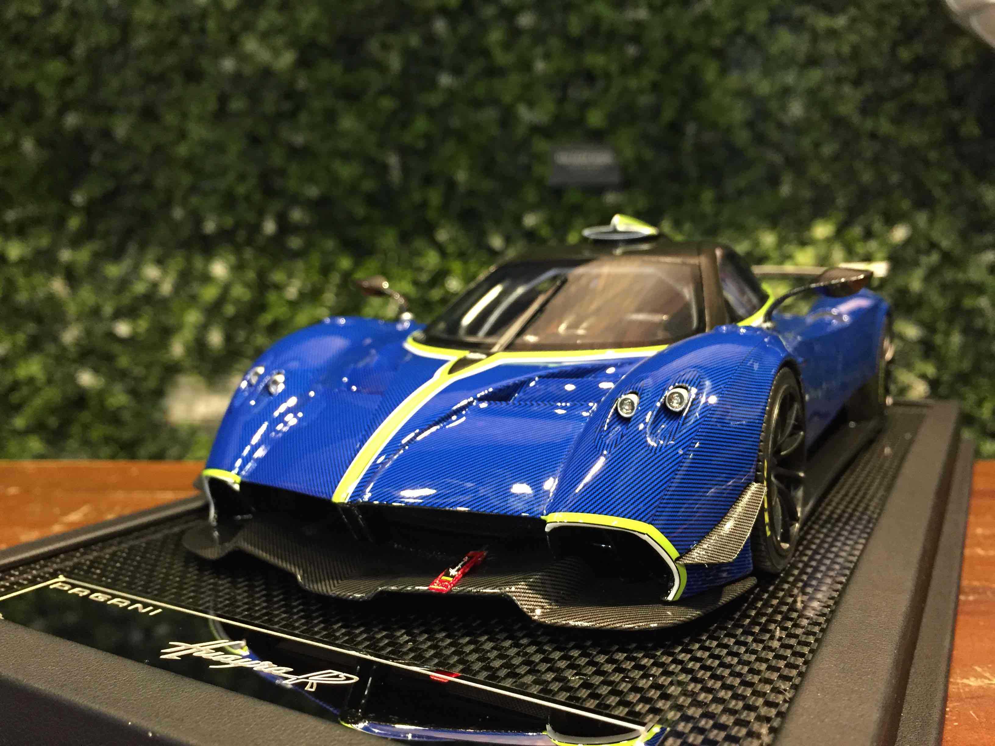 1/18 VIP Model Pagani Huayra R Blue Carbon VIP18033B【MGM】 - Max Gear ...