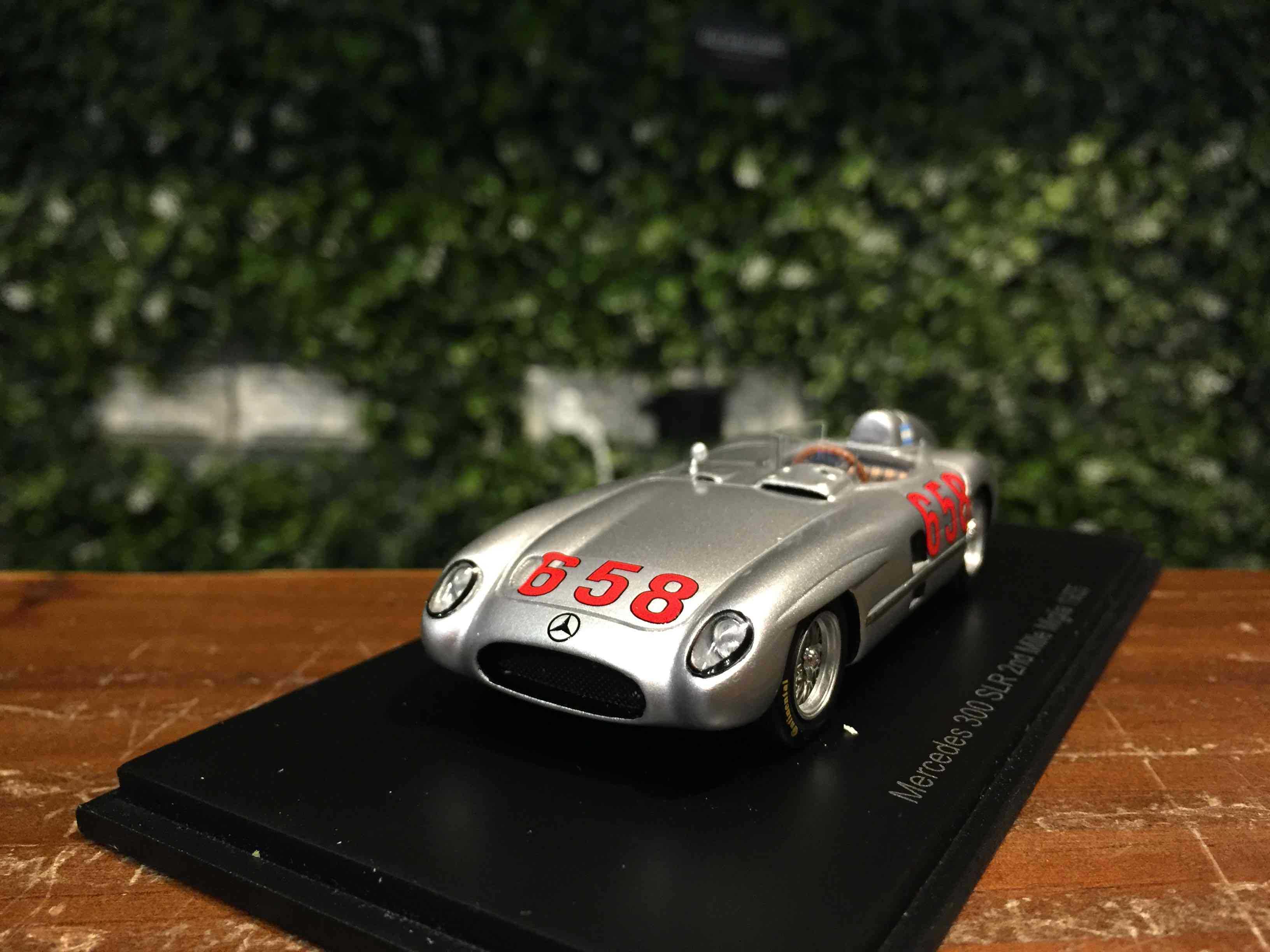 1/43 Spark Mercedes 300 SLR #658 2nd Mille Miglia S5857【MGM】 - Max Gear ...