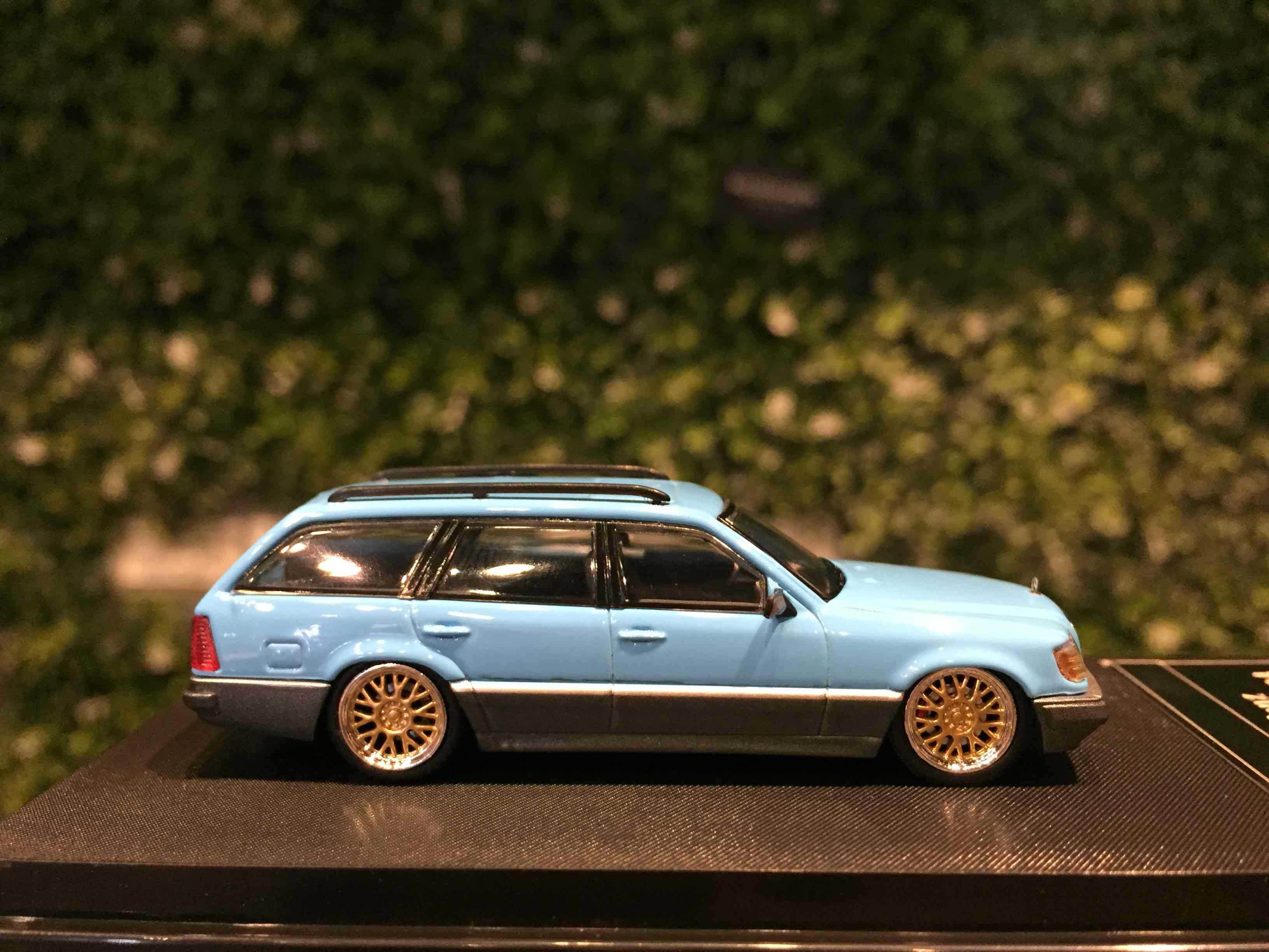1/64 Mortal Mercedes-Benz E-Class (S124) Wagon Blue【MGM】 - Max Gear ...