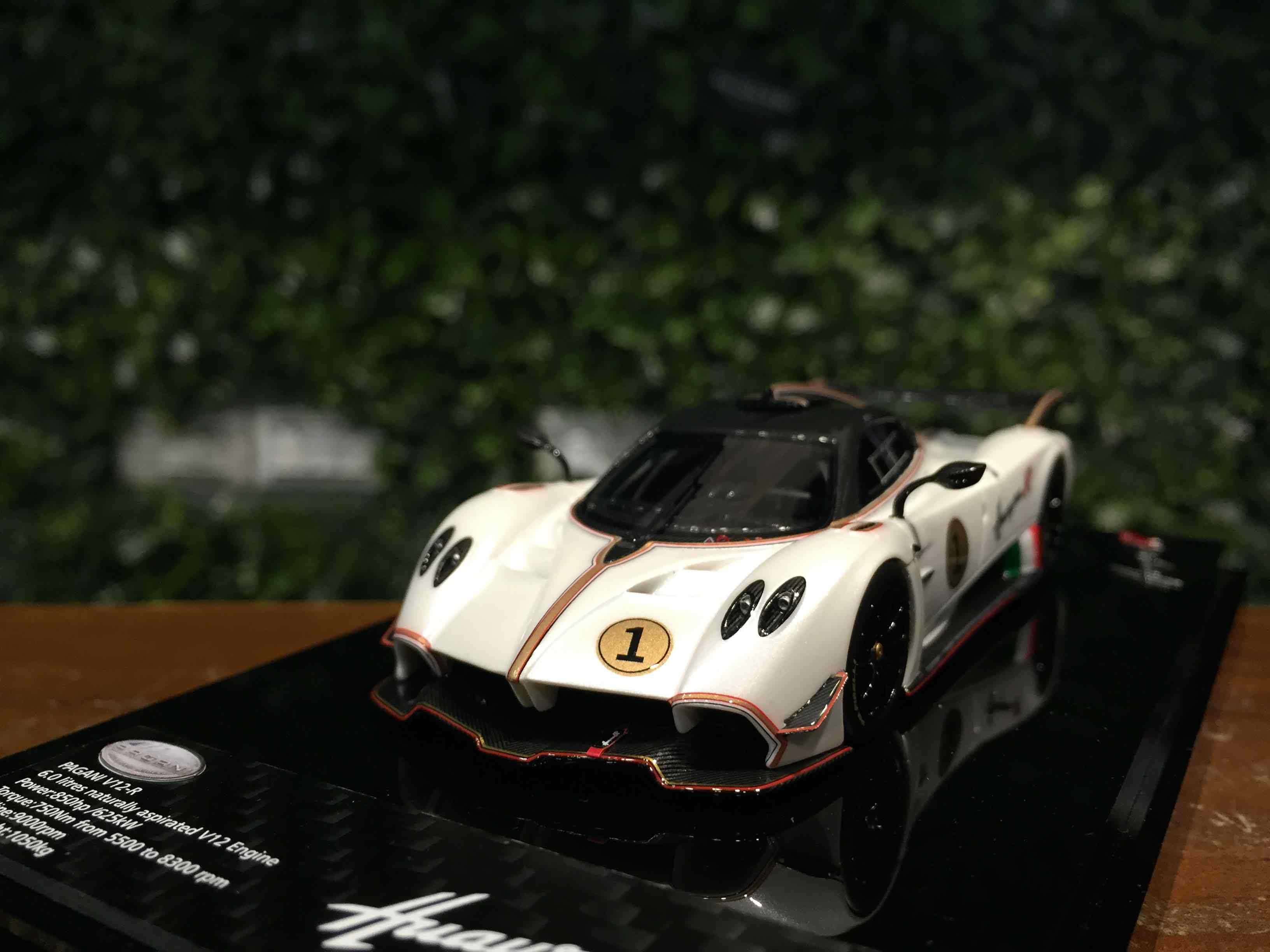 1/43 FigArt Pagani Huayra R 2021 Bianco Benny LG430001C【MGM】 - Max Gear ...