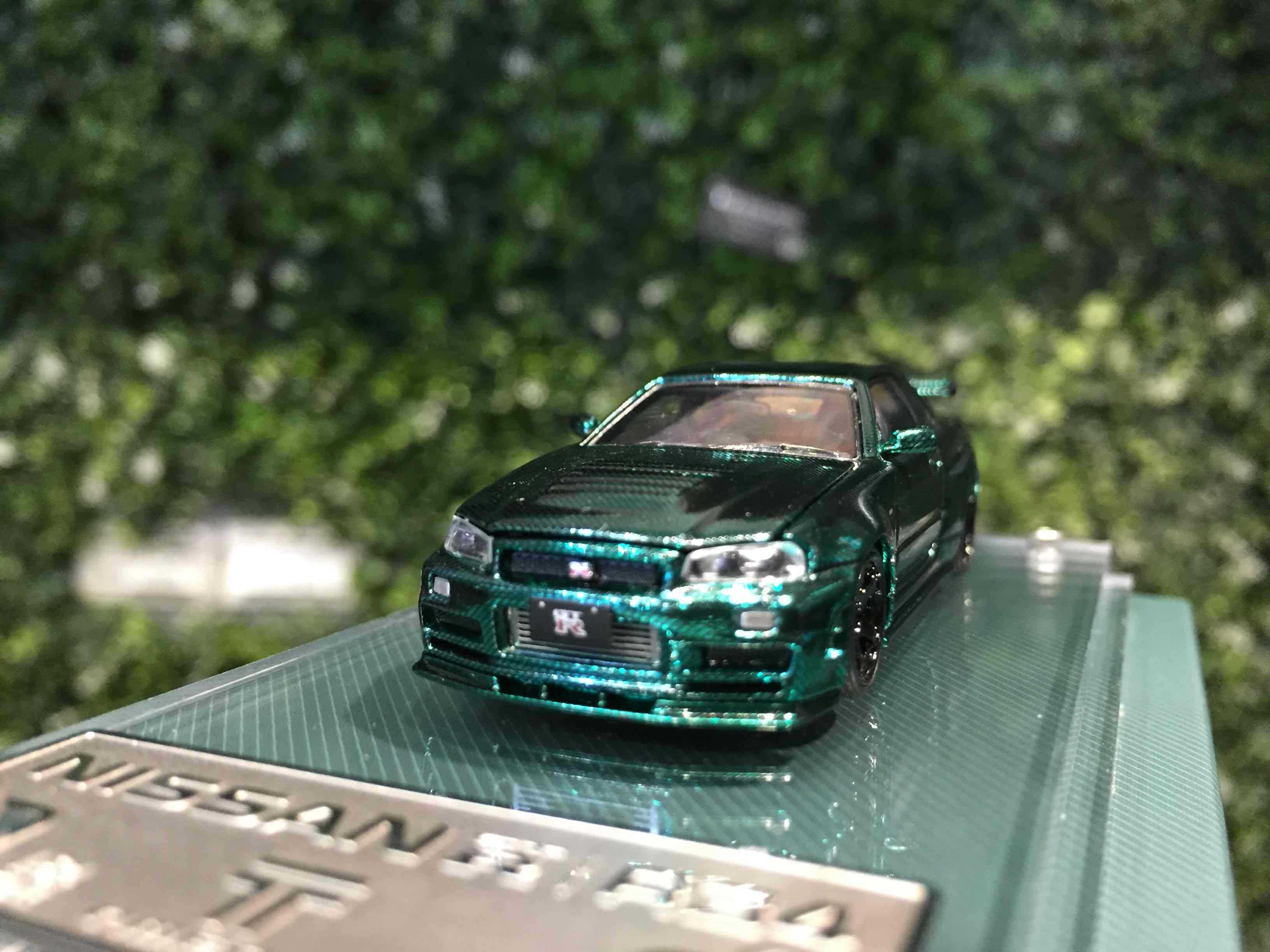 1/64 TimeTop Nissan Skyline GTR (R34) Green CR TT643428【MGM】 - Max Gear ...
