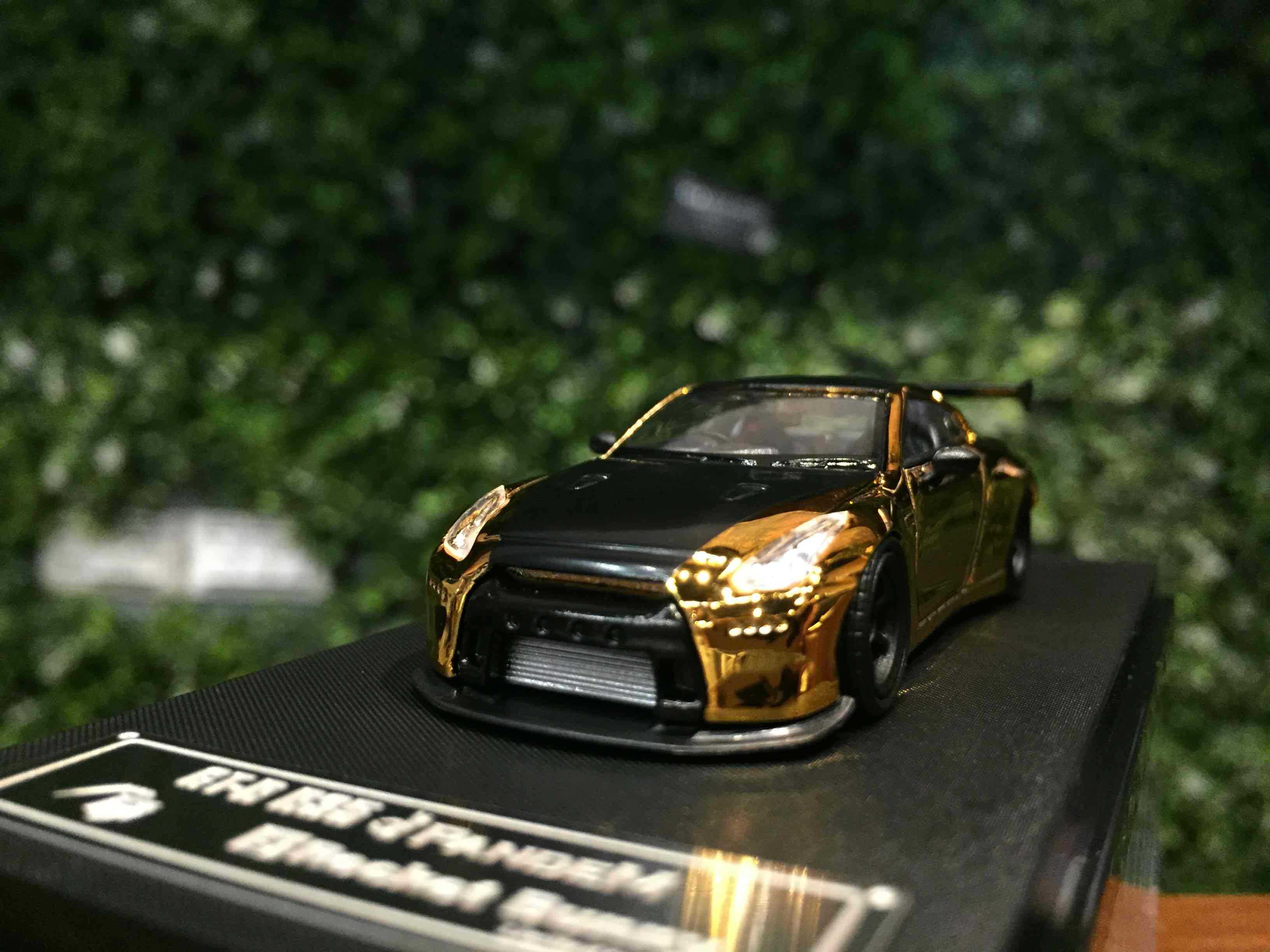 1/64 Fuji Pandem Nissan GT-R (R35) Chrome Gold/BK【MGM】 - Max Gear Model ...