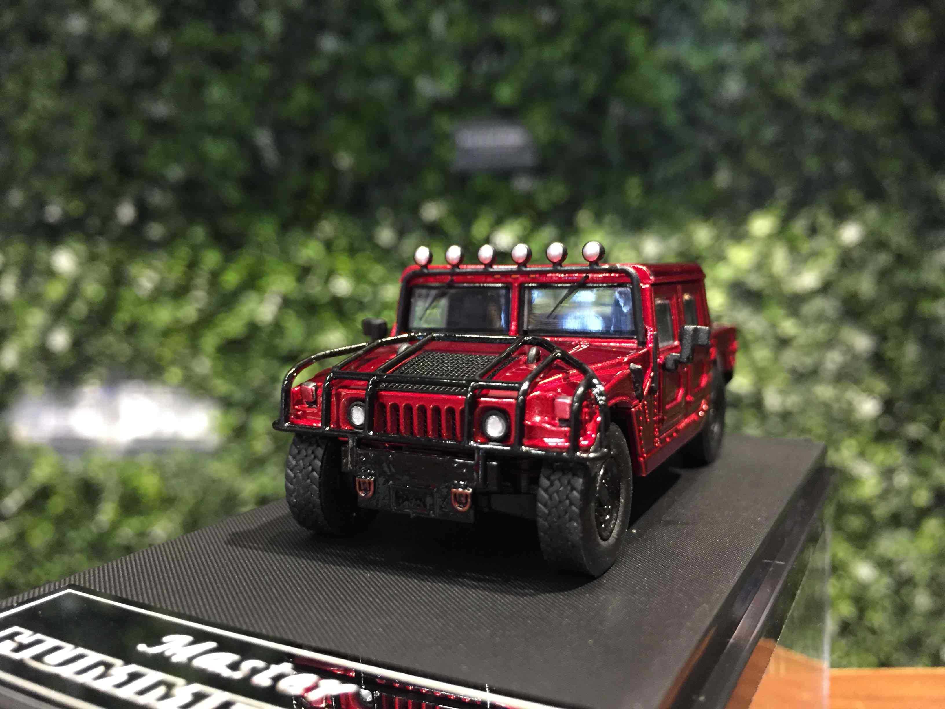 1/64 Master Hummer H1 PickUp Red【MGM】 - Max Gear Model 模型店 | 購物橘子
