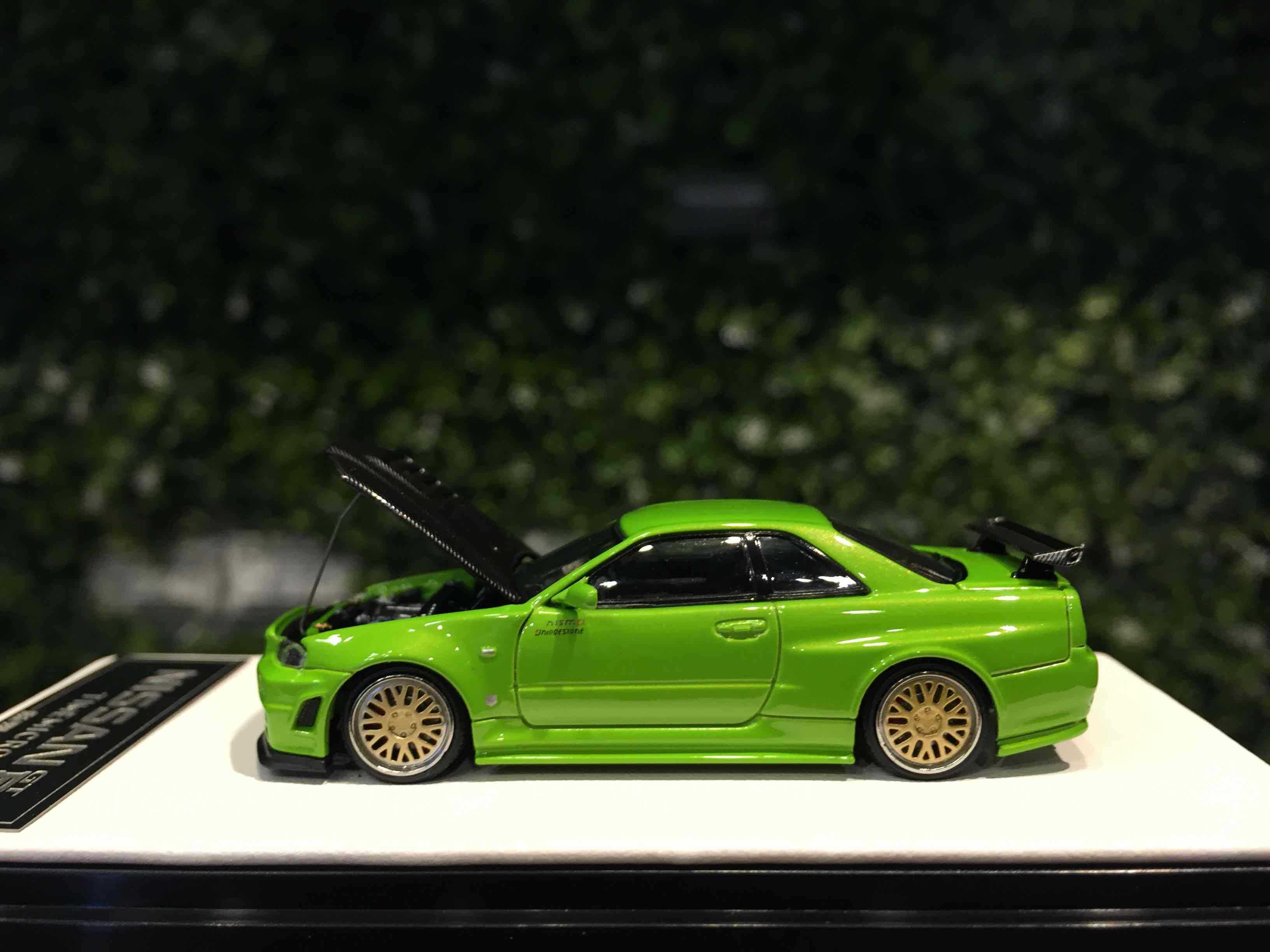 1/64 TimeModel Nissan Skyline GT-R (R34) Green TM643412【MGM】 - Max Gear ...