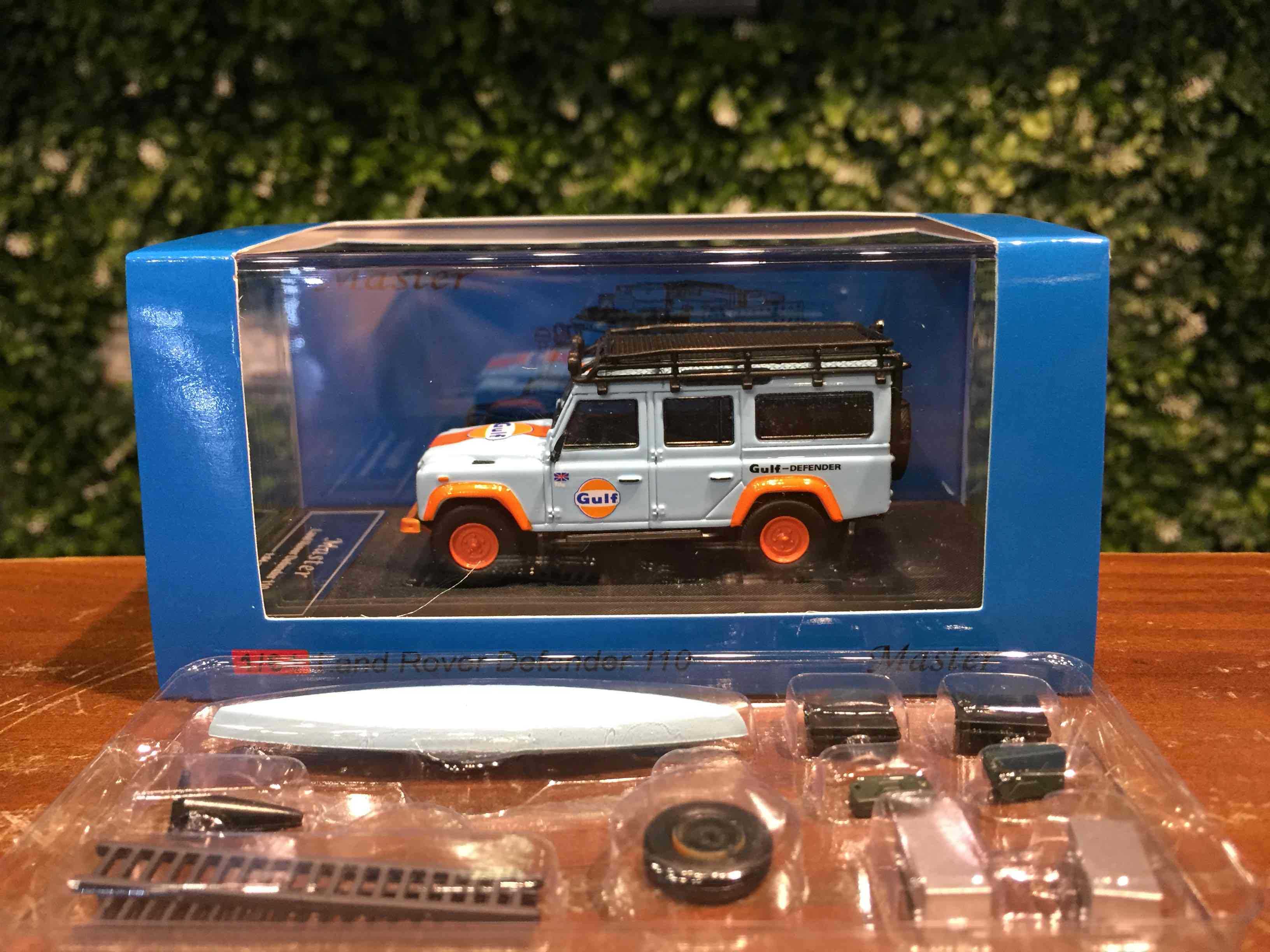 1/64 Master Land Rover Defender 110 Gulf【MGM】 - Max Gear Model 模型店 | 購物橘子