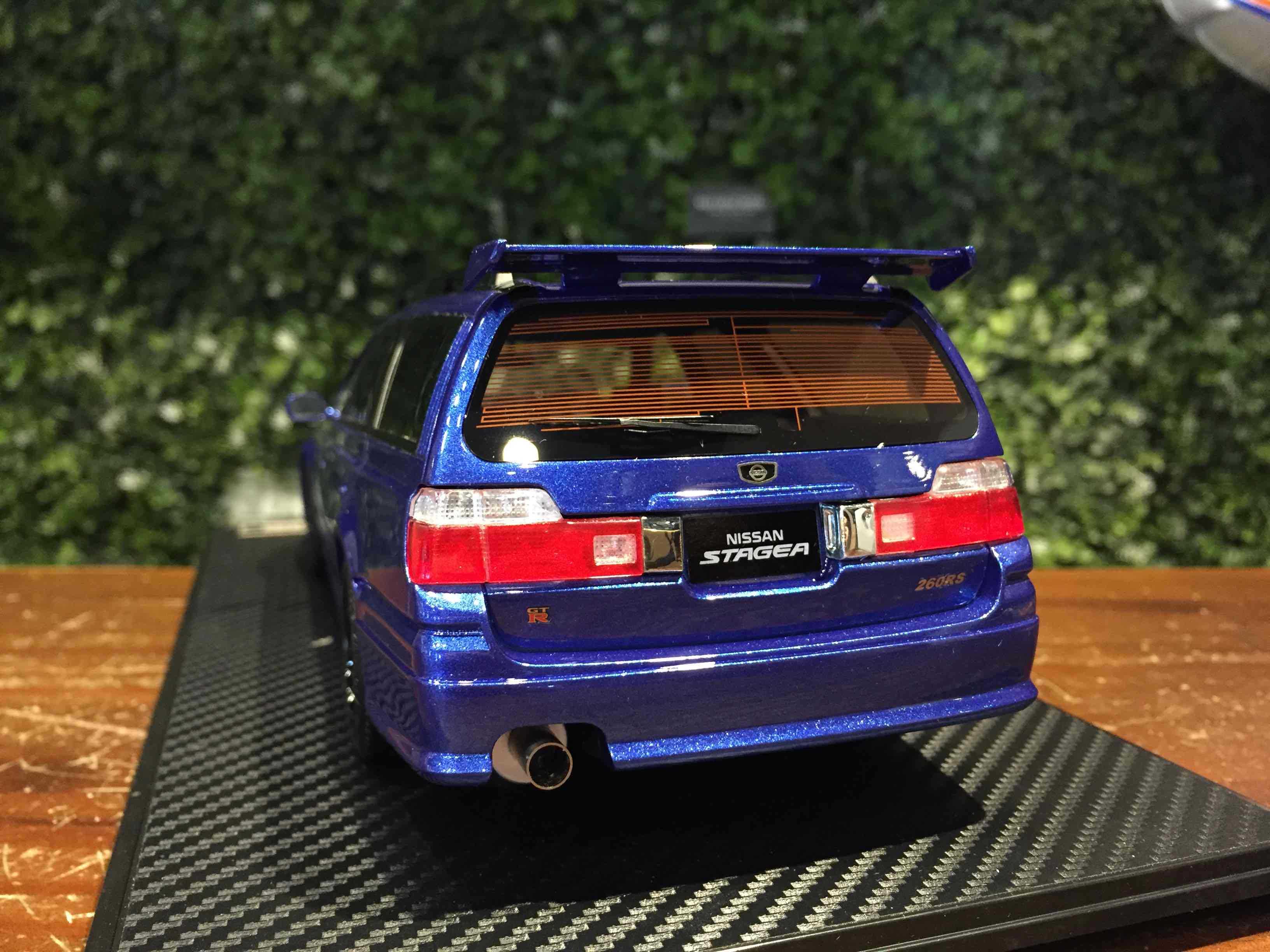 1/18 IVY Nissan Stagea GTR R34 Bayside Blue【MGM】 - Max Gear Model 模型店 ...