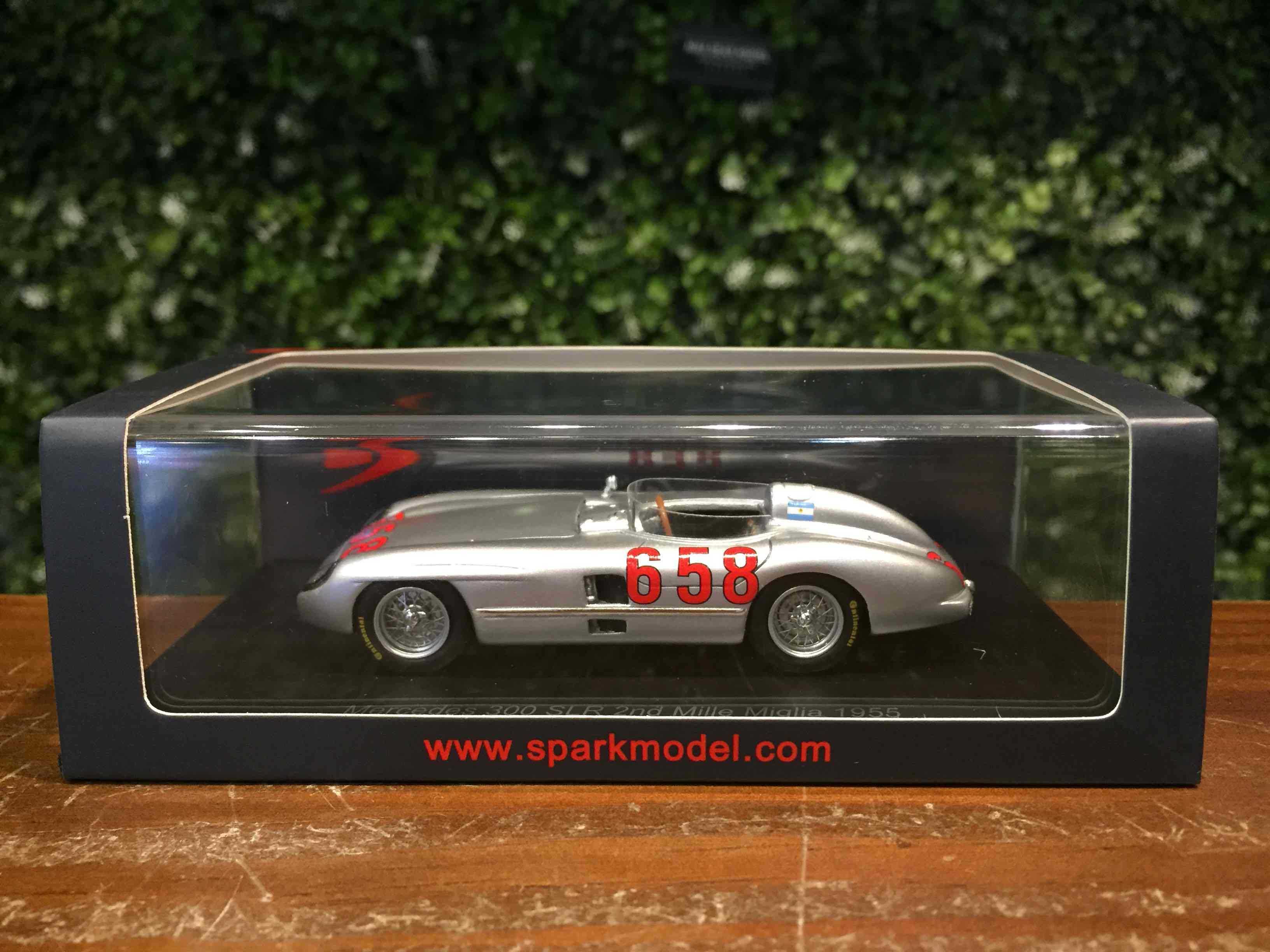 1/43 Spark Mercedes 300 SLR #658 2nd Mille Miglia S5857【MGM】 - Max Gear Model 模型店 | 購物橘子
