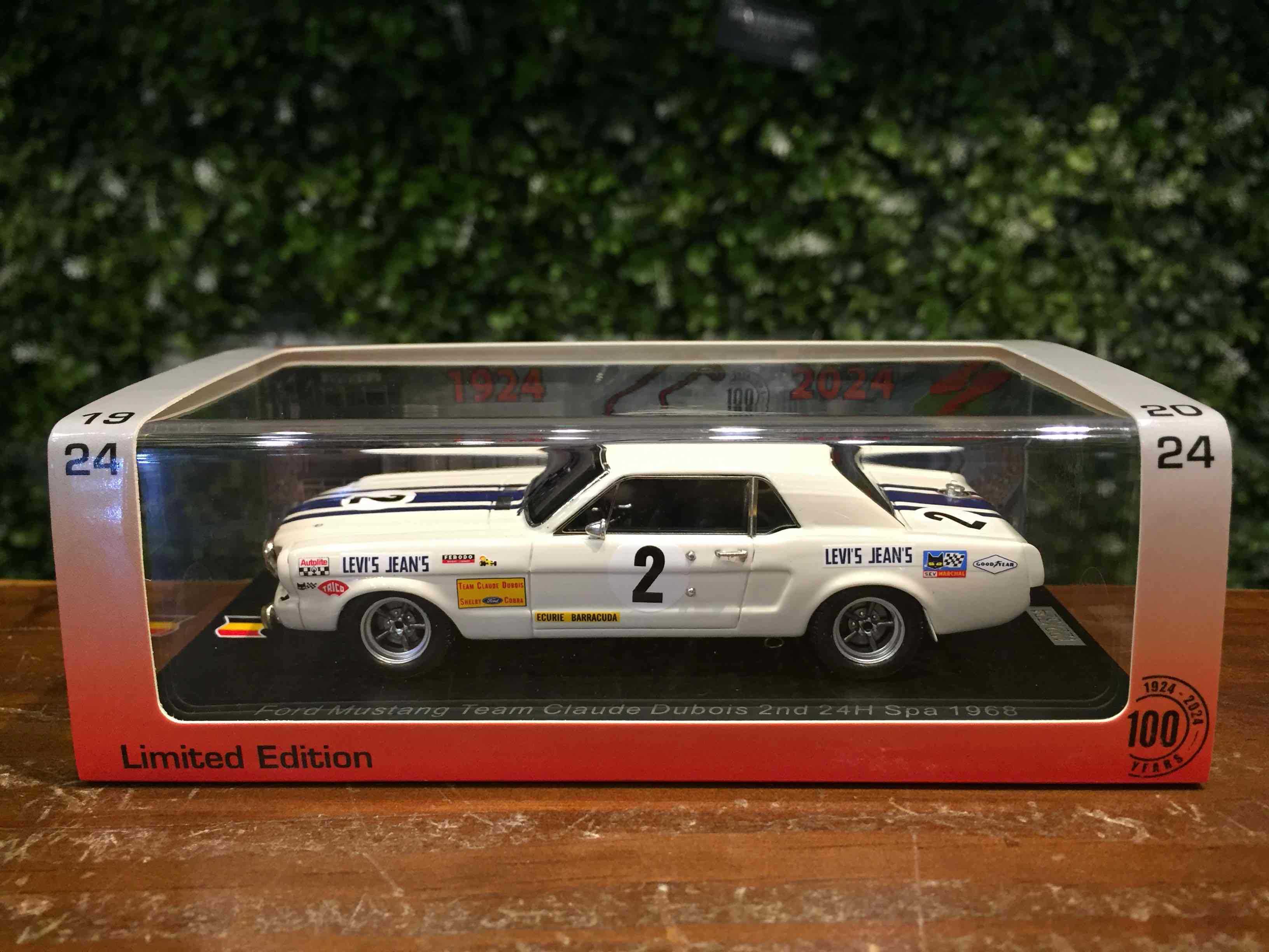 1/43 Spark Ford Mustang Team Claude 2nd 1968 100SPA03【MGM】 - Max Gear ...