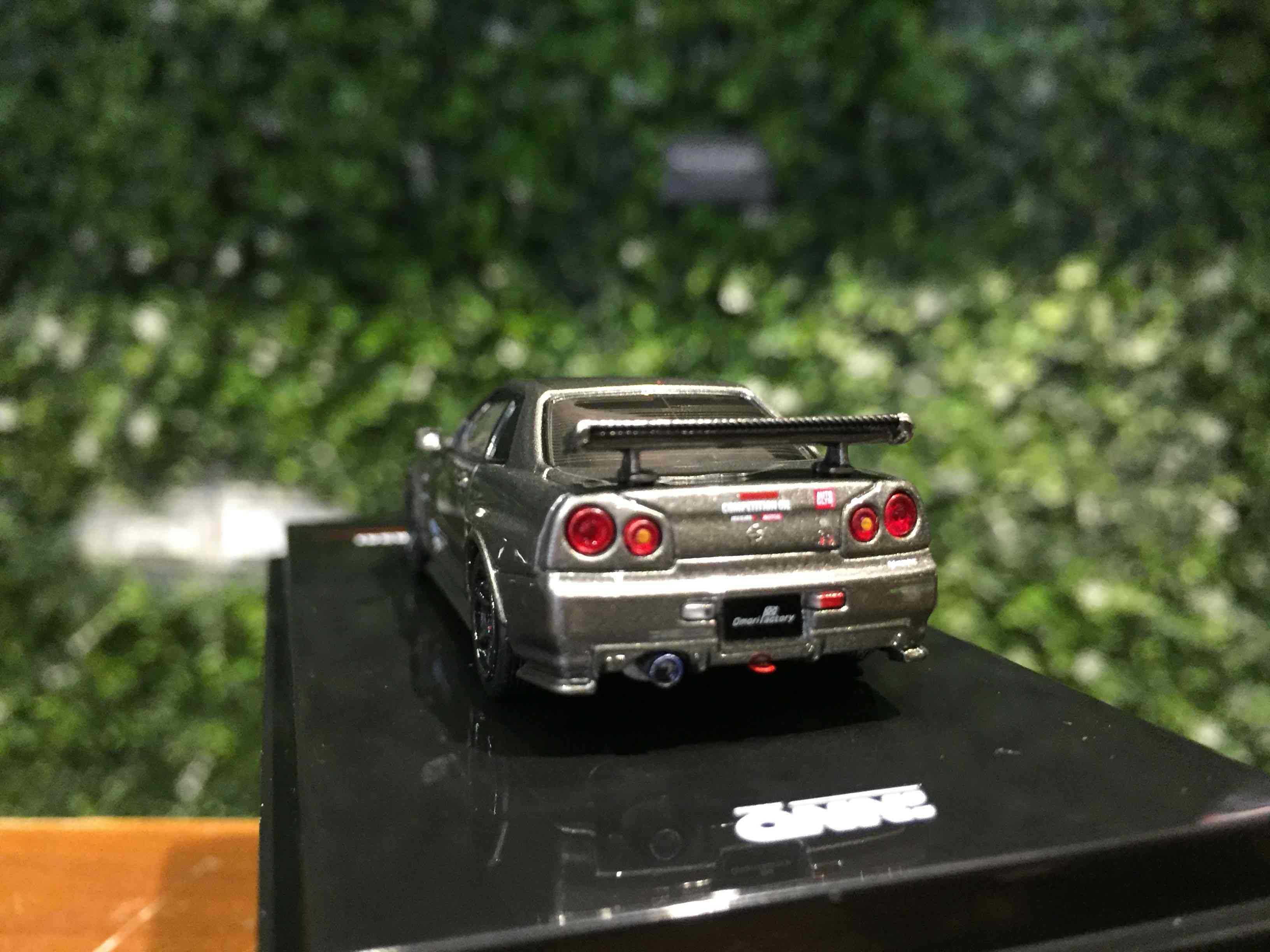 1/64 Inno Nissan Skyline GT-R (R34) Omori IN64R34OFCRS【MGM】 - Max Gear ...