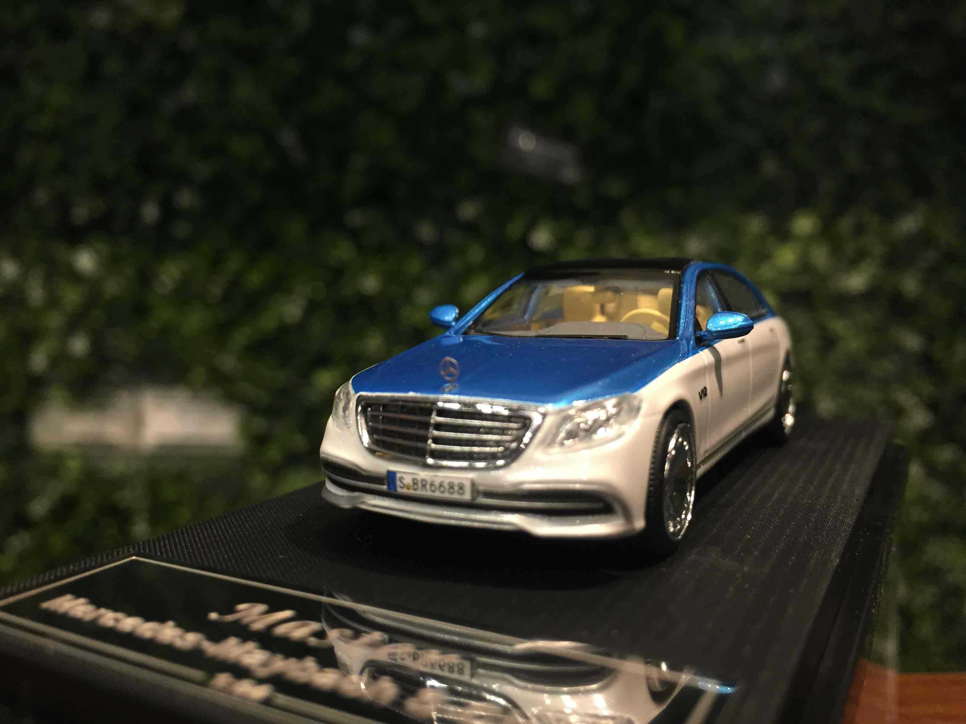 1/64 Master Mercedes-Maybach S-Class S650 White/Blue【MGM】 - Max Gear ...