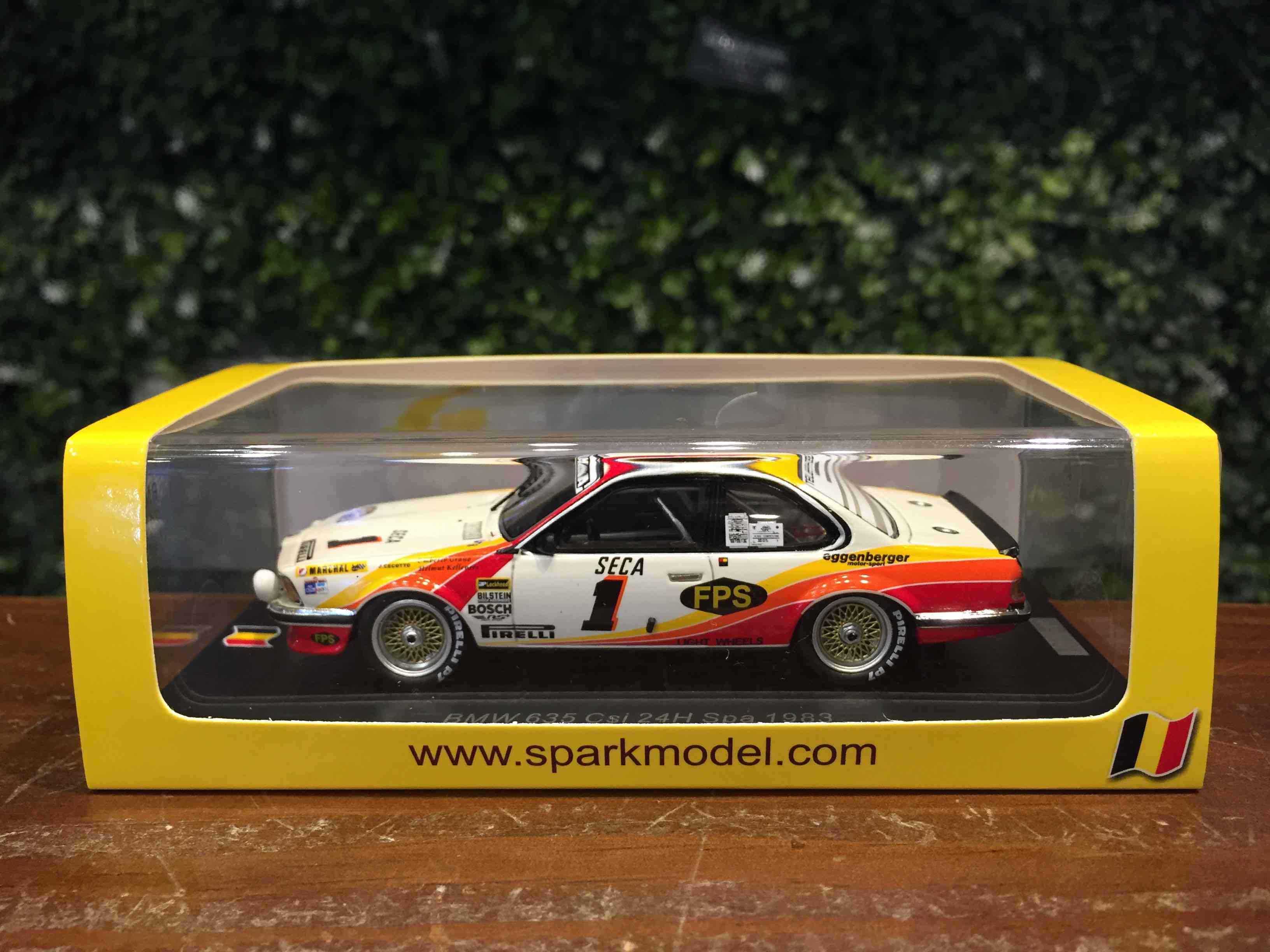 1/43 Spark BMW 635 Csi #1 24H Spa 1983 SB650【MGM】 - Max Gear Model 模型店 | 購物橘子