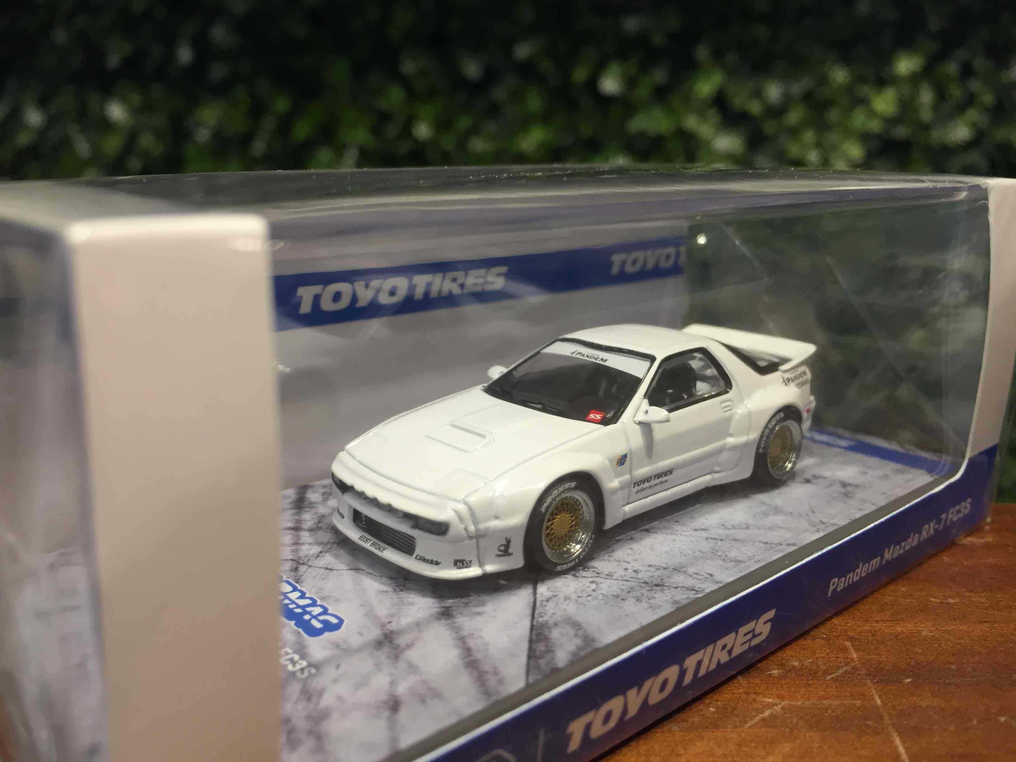 1/64 Tarmac Pandem Mazda RX-7 (FC3S) White T64R066WH【MGM】 - Max Gear Model 模型店 | 購物橘子