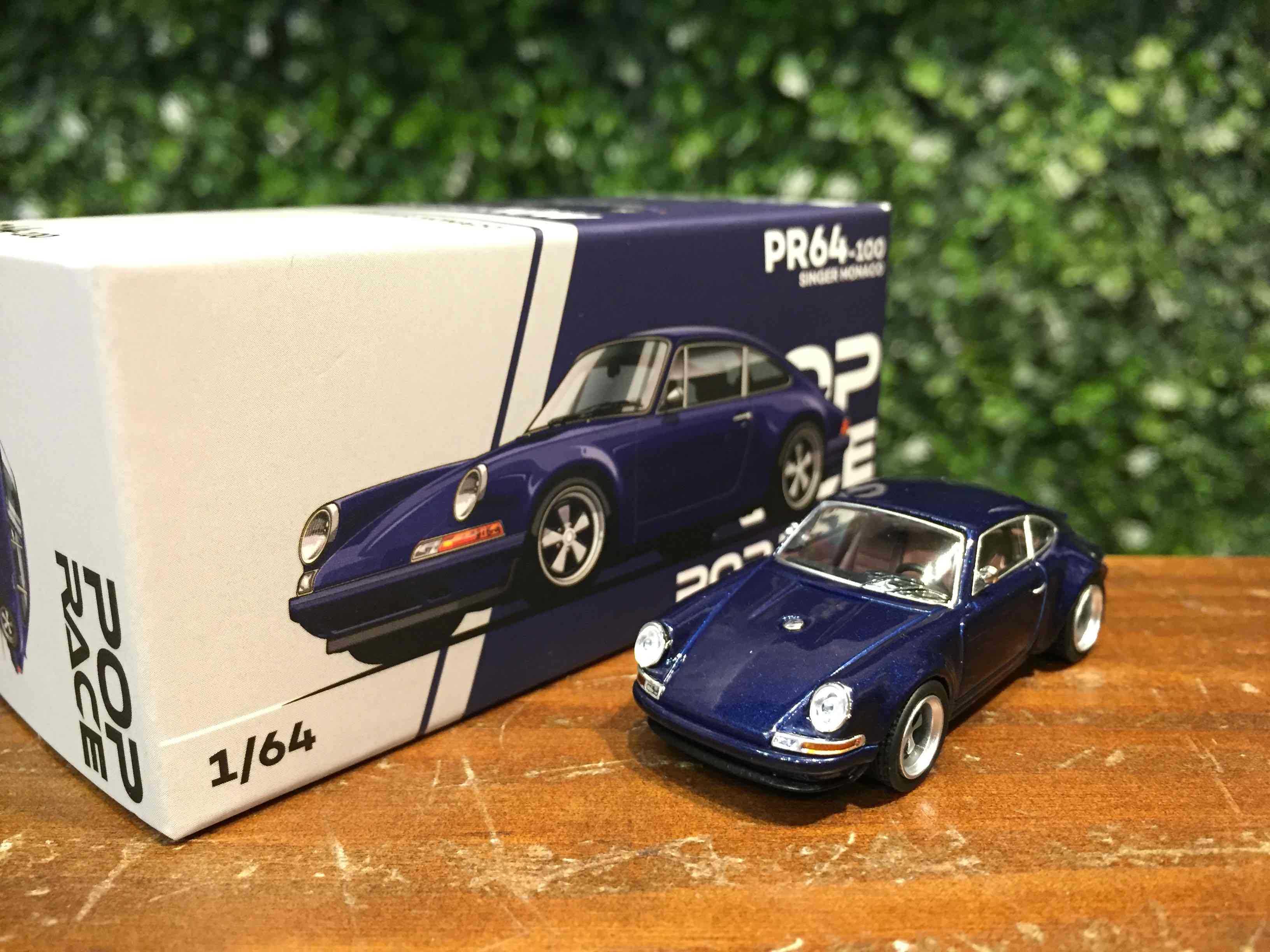 1/64 POPRACE Singer Porsche 911 (964) Monaco PR640100【MGM】 - Max Gear ...