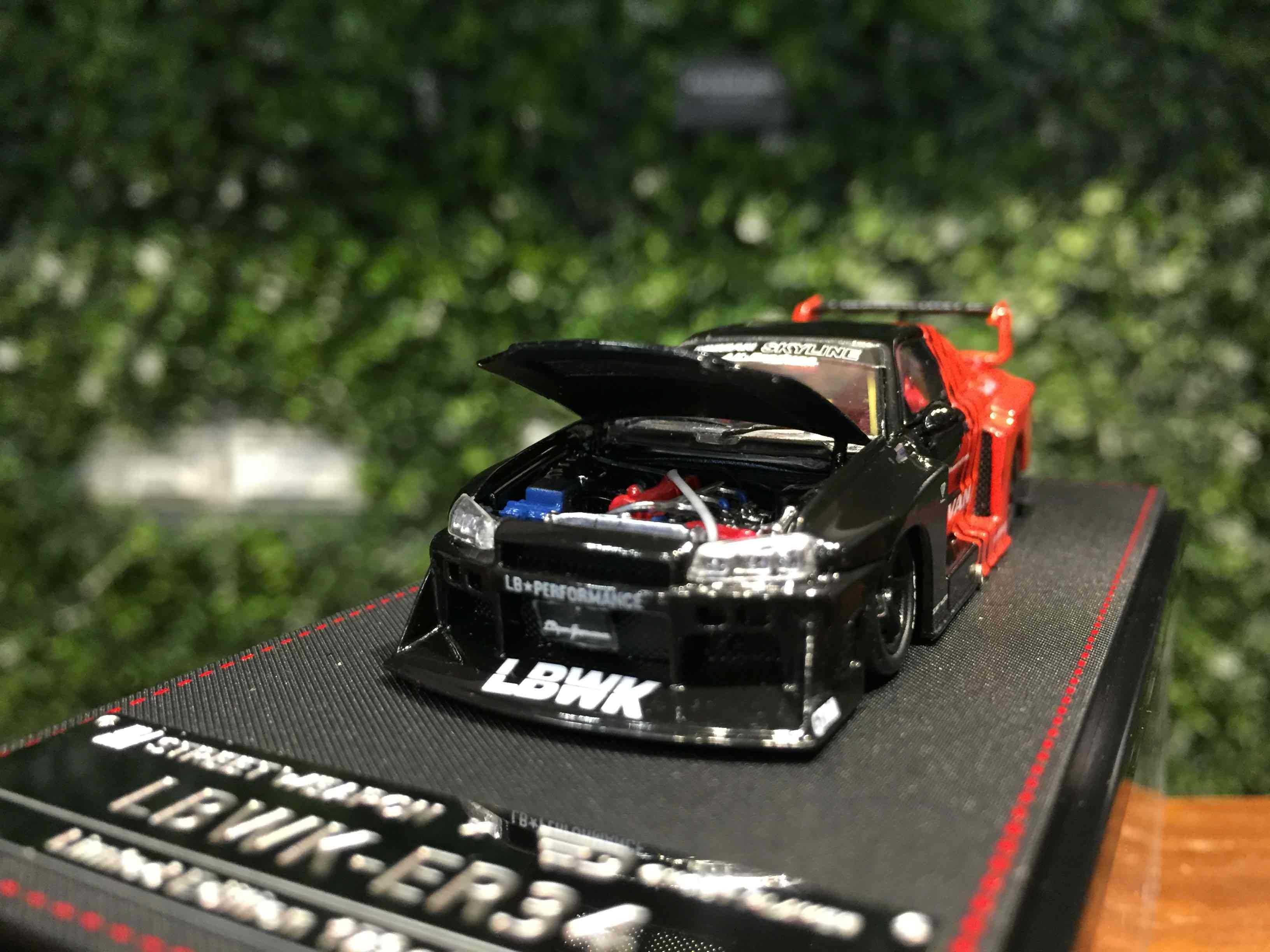 1/64 StreetWeapon LBWK Nissan Skyline GT-R (R34) Advan【MGM】 - Max Gear ...