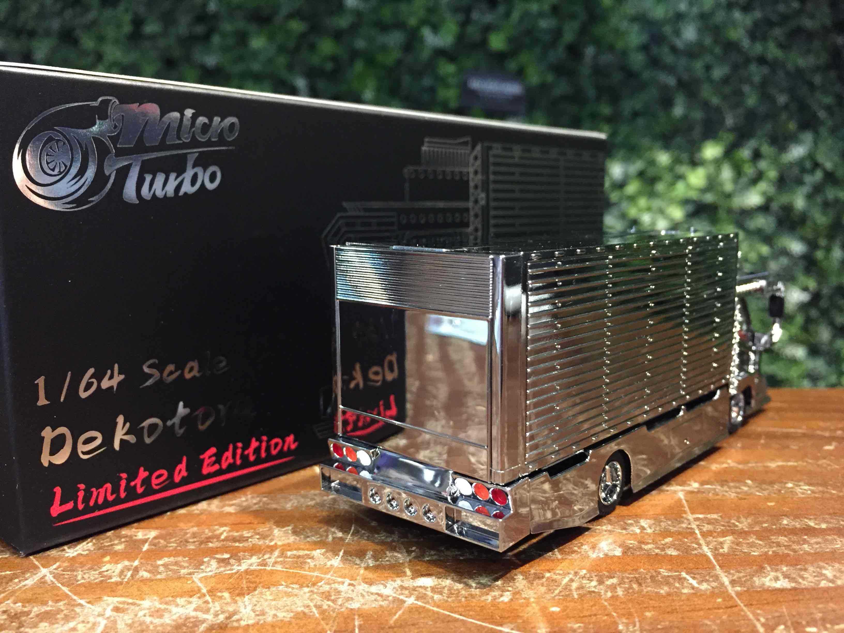 1/64 MicroTurbo Dekotora Custom Truck Chrome MT6404B6【MGM】 - Max Gear ...