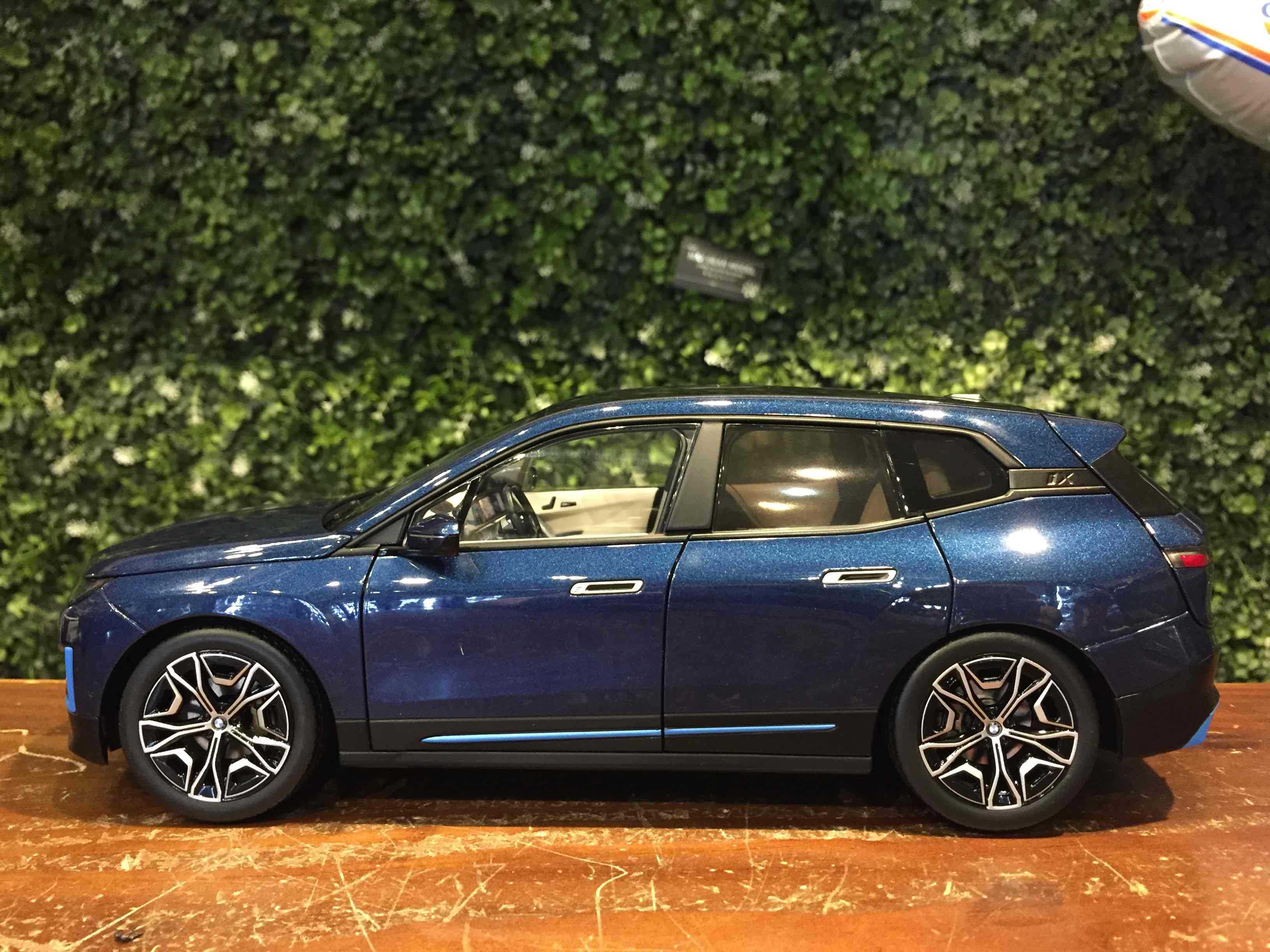 1/18 Minichamps BMW iX 2022 Blue Metallic 110023100【MGM】 - Max Gear ...